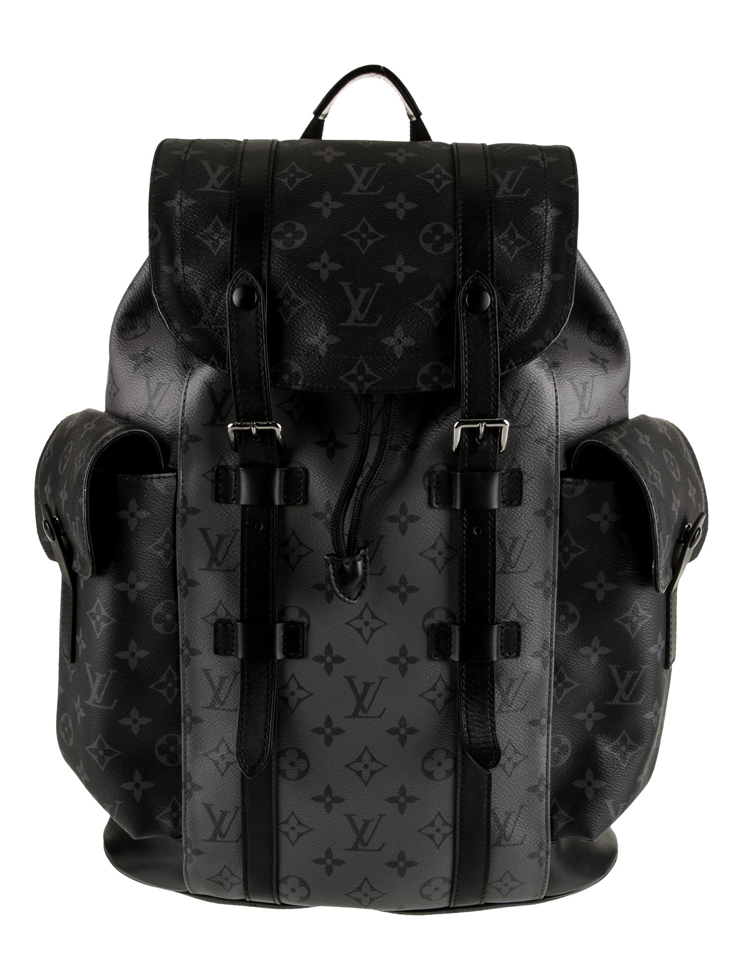 Louis Vuitton Monogram Eclipse Reverse Christopher Backpack - Grey ...