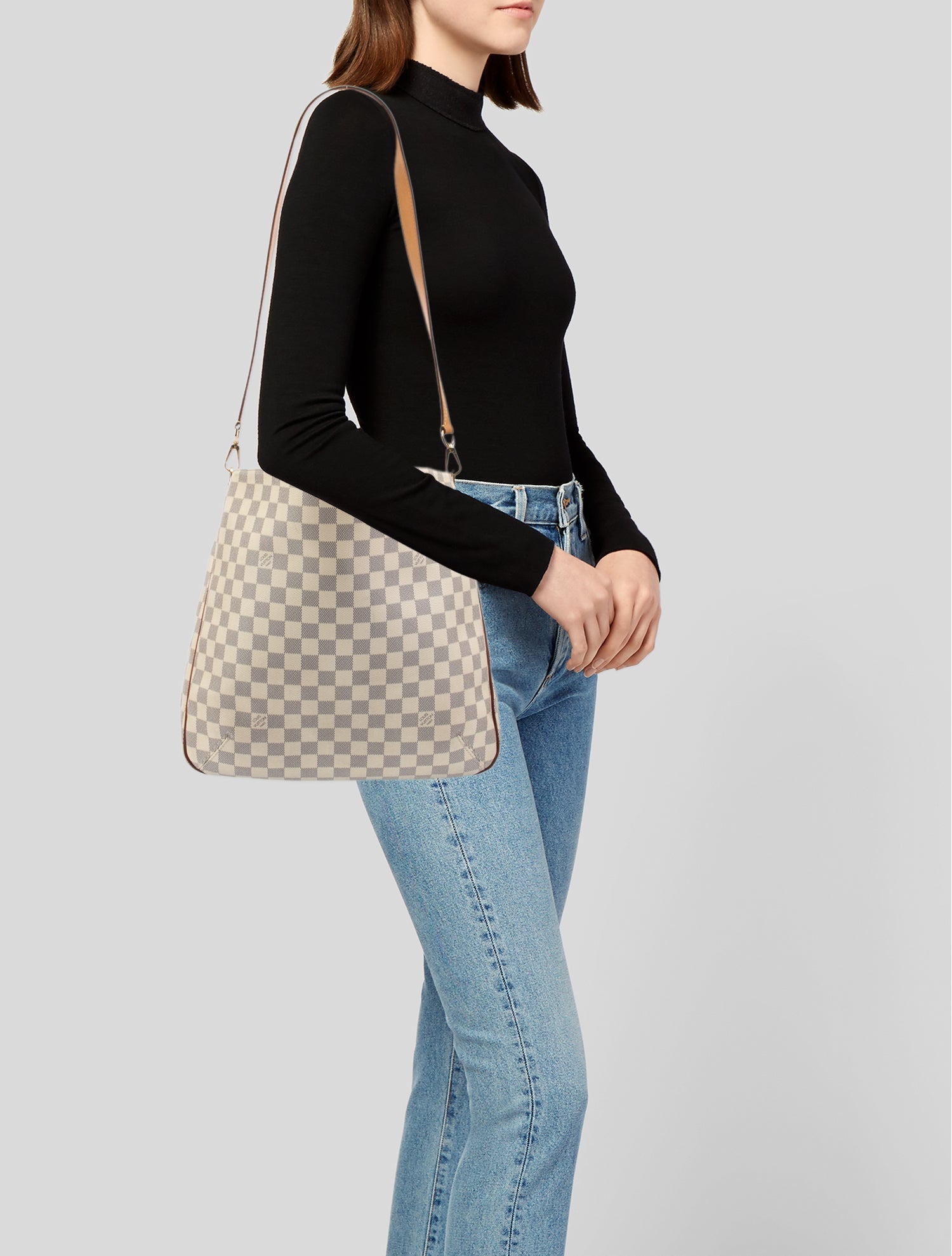 Louis Vuitton Damier Azur Soffi Hobo - Hobos, Handbags | The RealReal