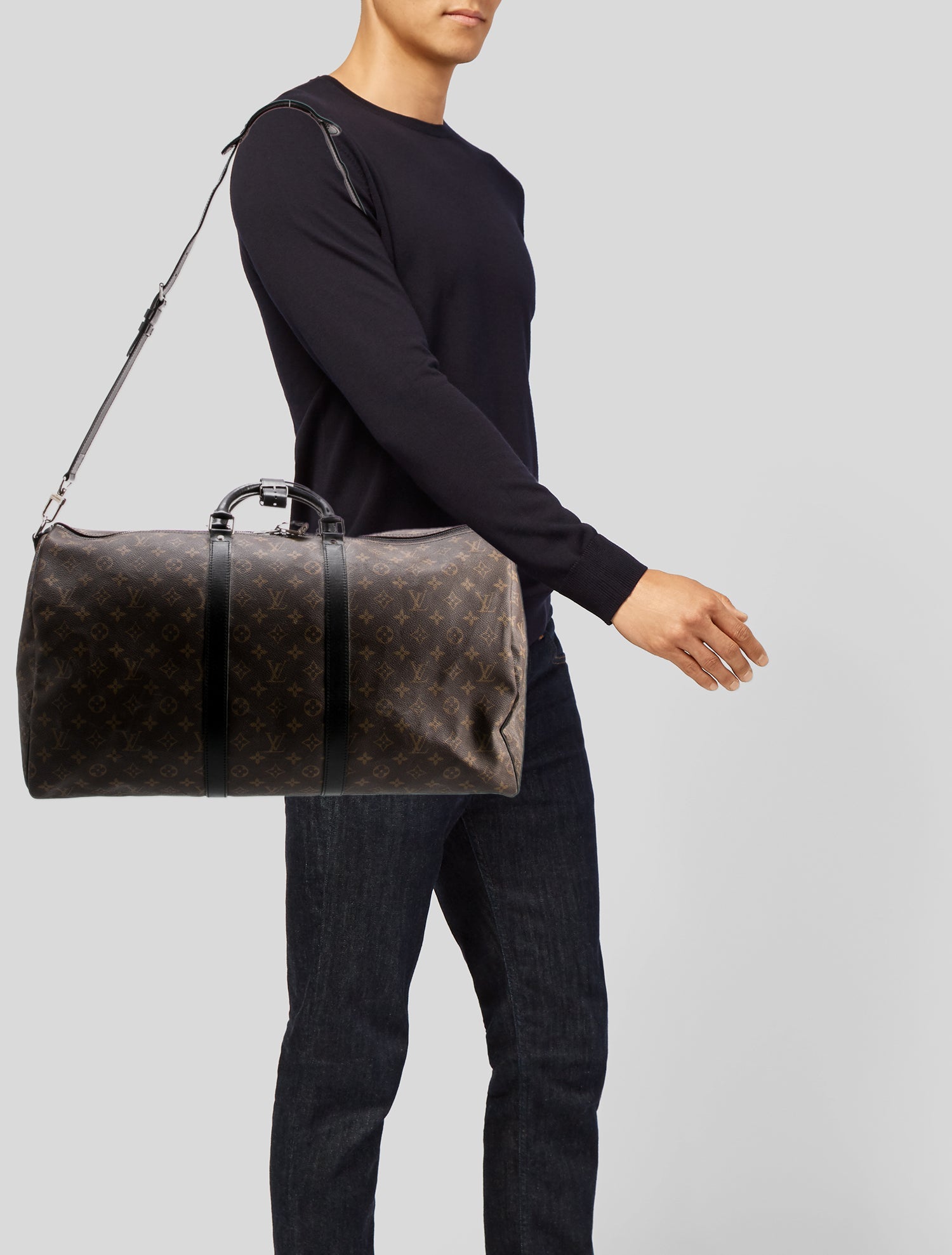 Louis Vuitton Monogram Keepall Bandouliere 55 - Brown Weekenders, Bags ...