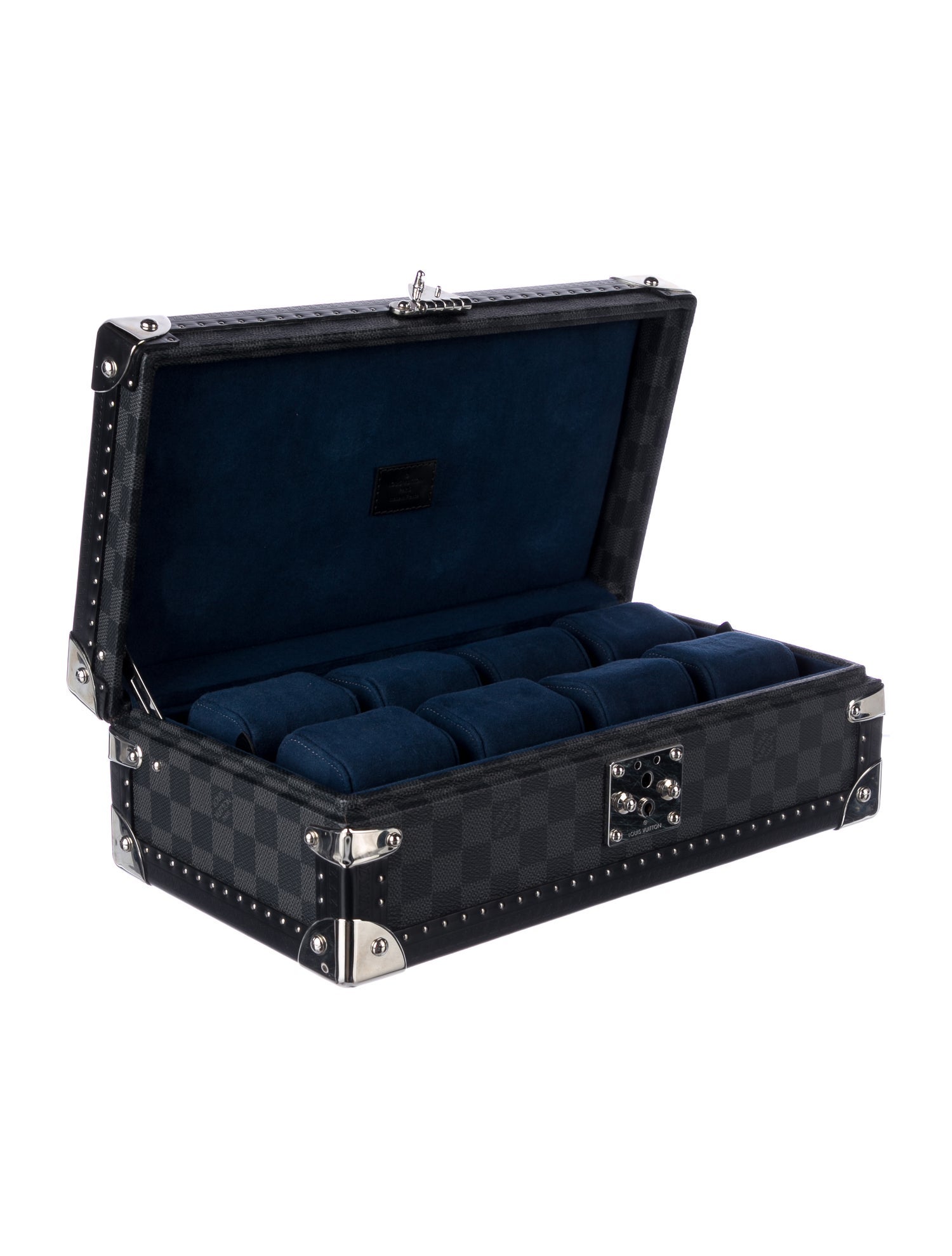 Louis Vuitton Monogram Eclipse Coffret 8 Montres Watch Case - Black ...