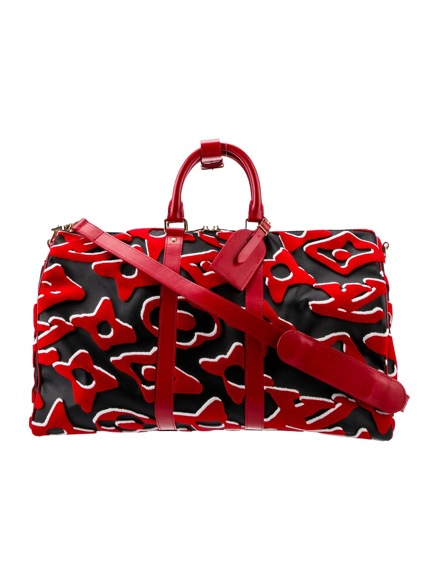 Louis Vuitton x Urs Fischer Monogram Keepall Bandouliere 45 - Black ...