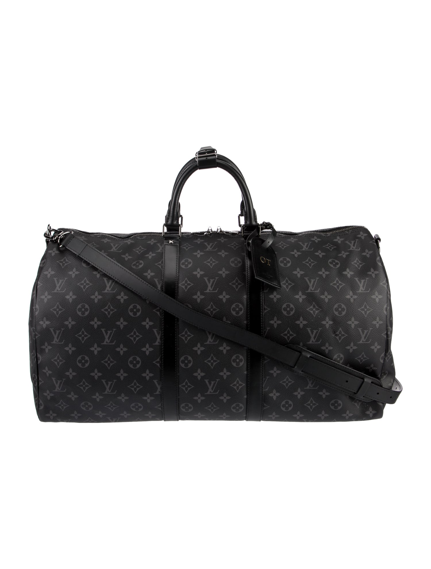 Louis Vuitton 2019 Monogram Mesh Keepall Bandoulière 50 w/ Strap - Pink ...