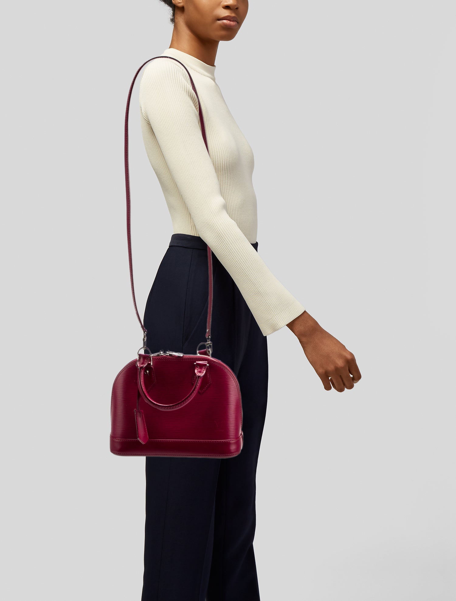 Louis Vuitton Epi Alma BB - Red Handle Bags, Handbags - LOU848990 | The ...