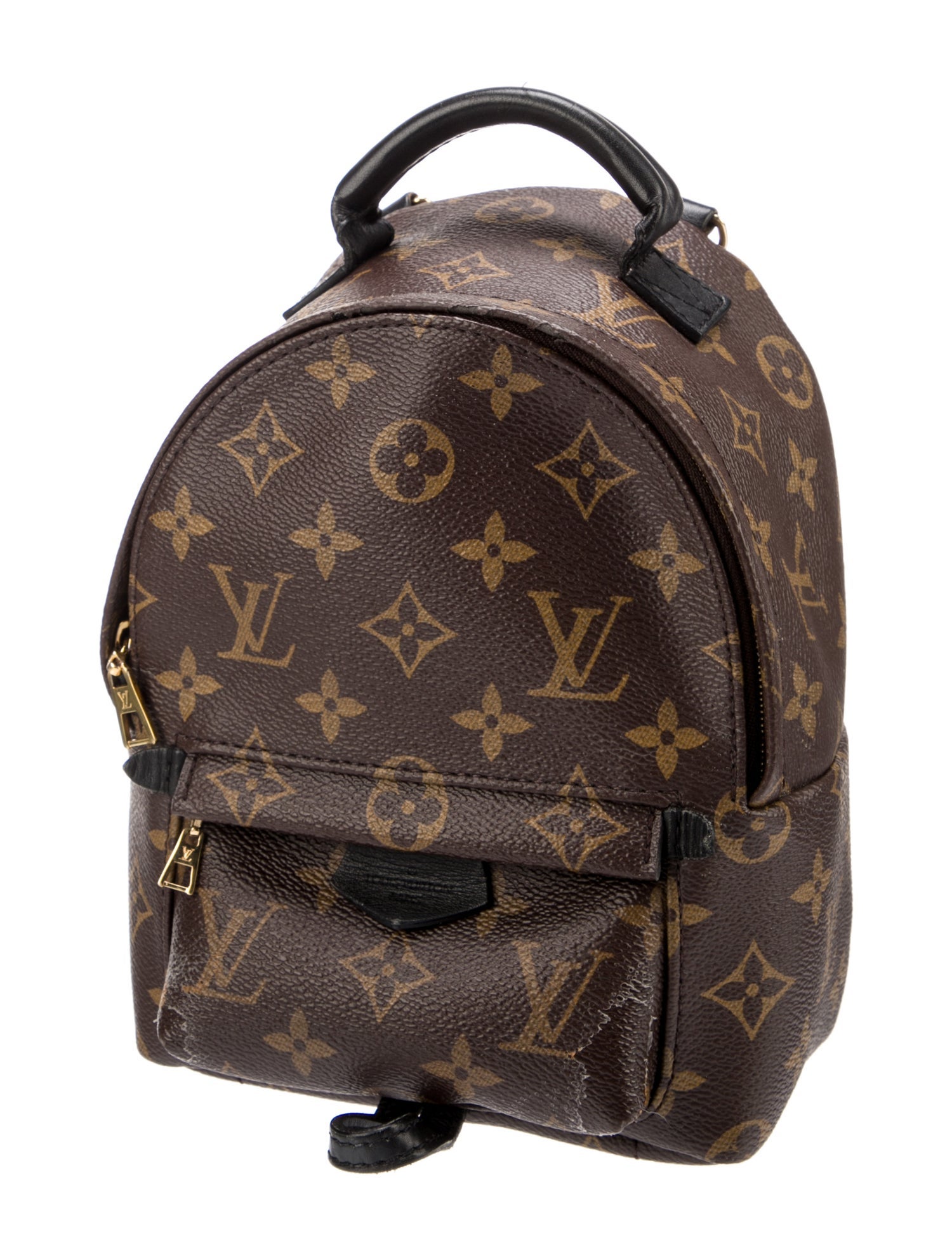 Louis Vuitton Monogram Mini Palm Springs - Brown Backpacks, Handbags ...