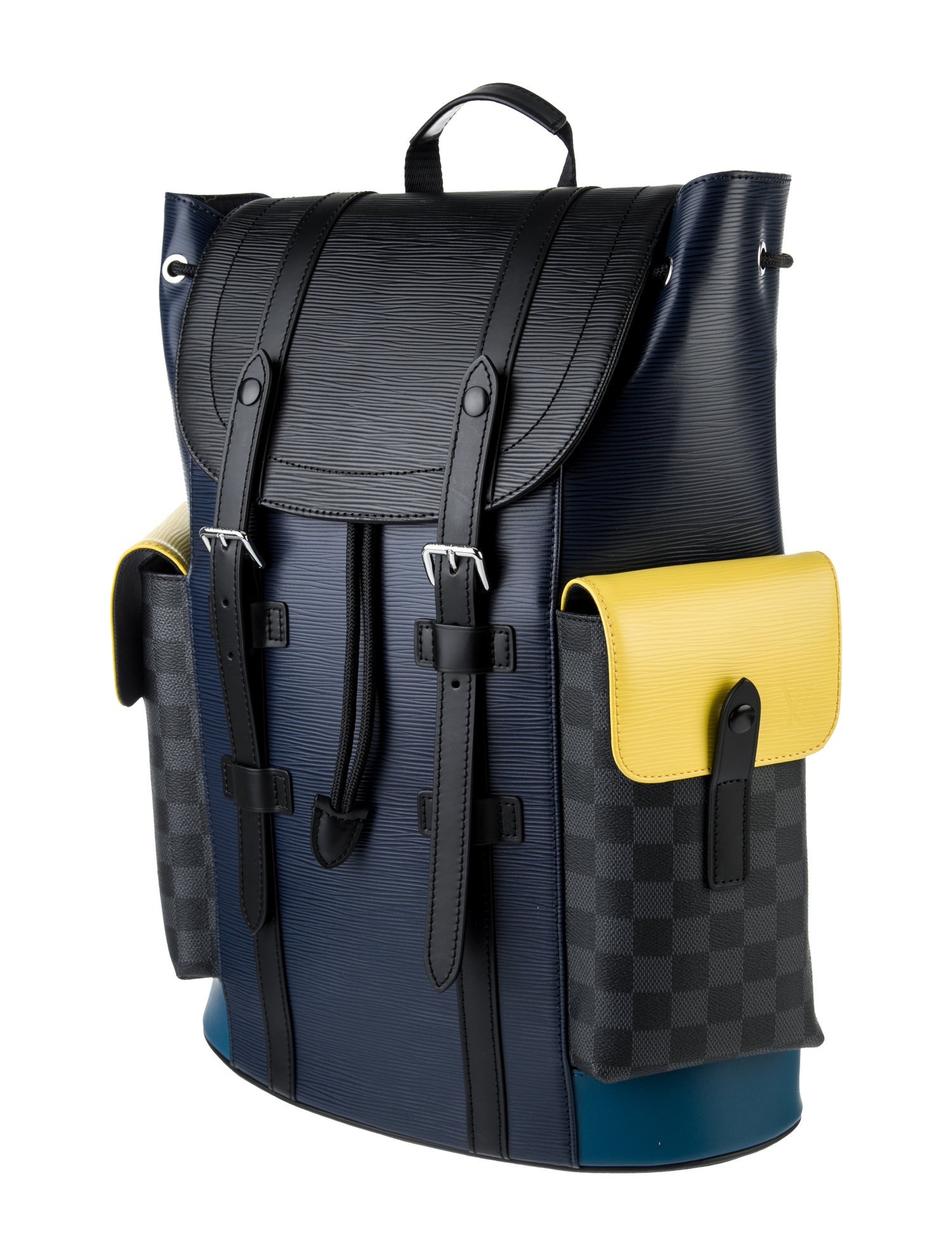 Louis Vuitton Epi Christopher Backpack - Blue Backpacks, Bags ...