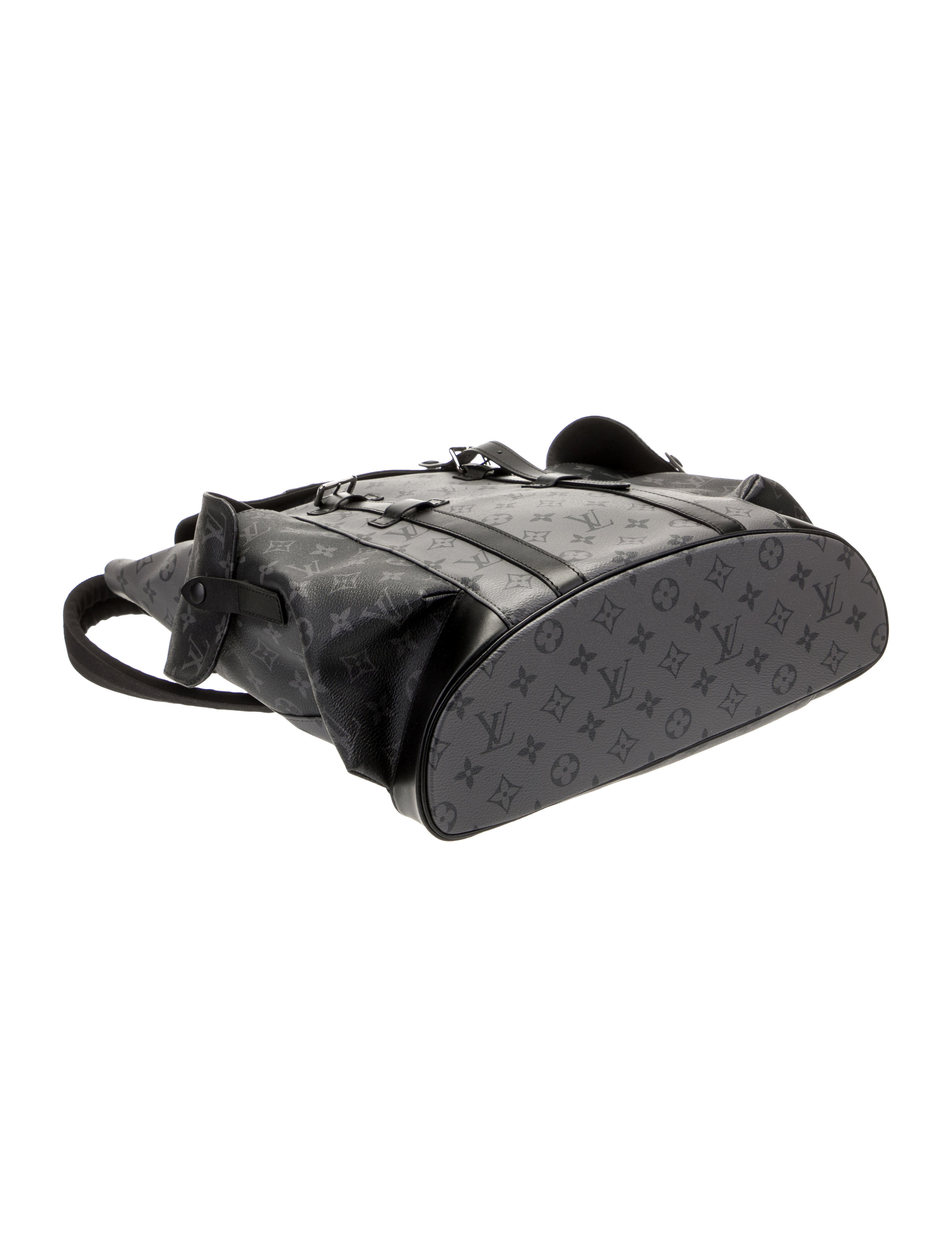 Louis Vuitton Monogram Eclipse Reverse Christopher Backpack - Grey ...