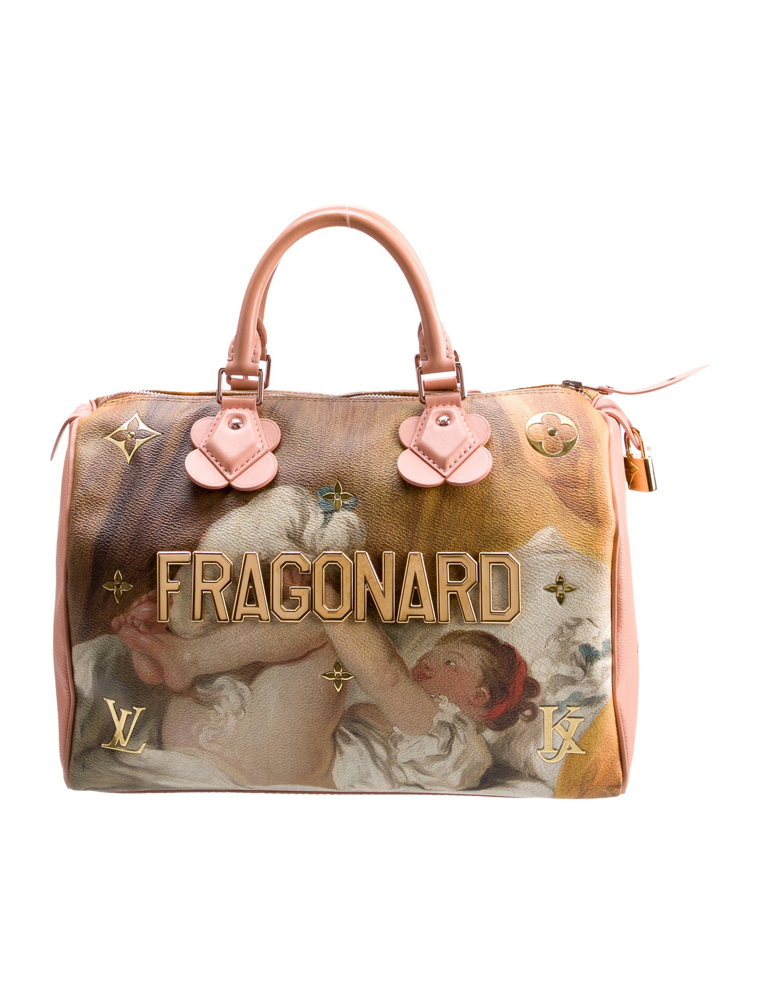 Louis Vuitton Masters Collection Fragonard Speedy 30 - Pink Handle Bags ...