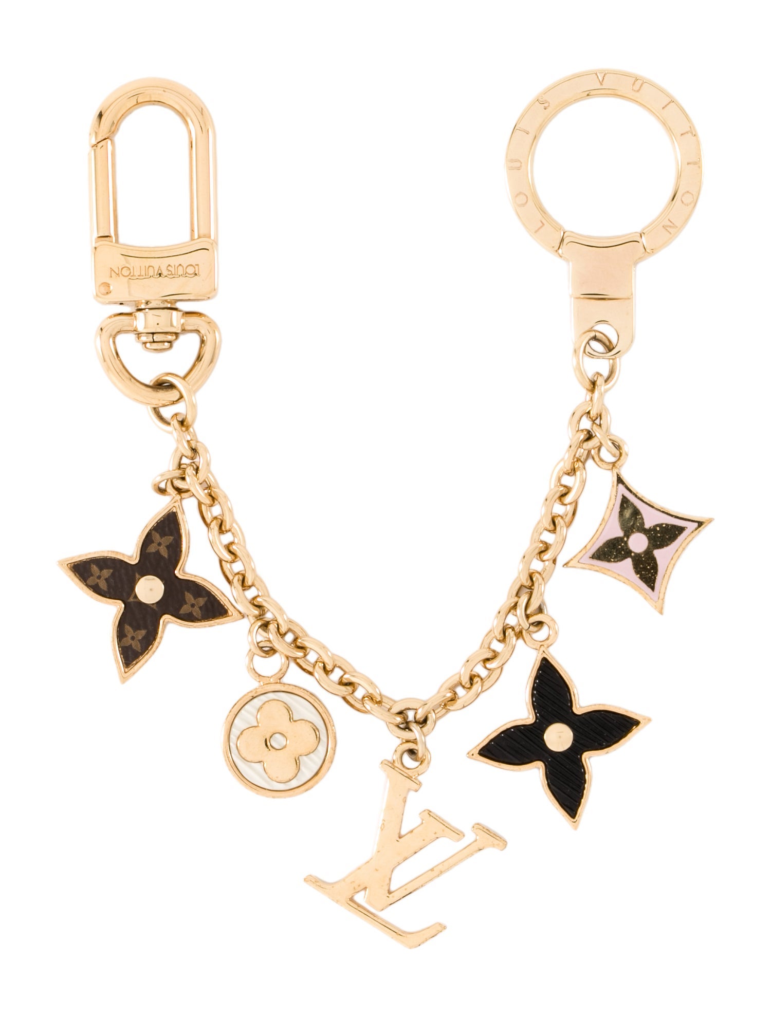Louis Vuitton Gold 2020 Street Chain Bag Charm - Gold Keychains ...