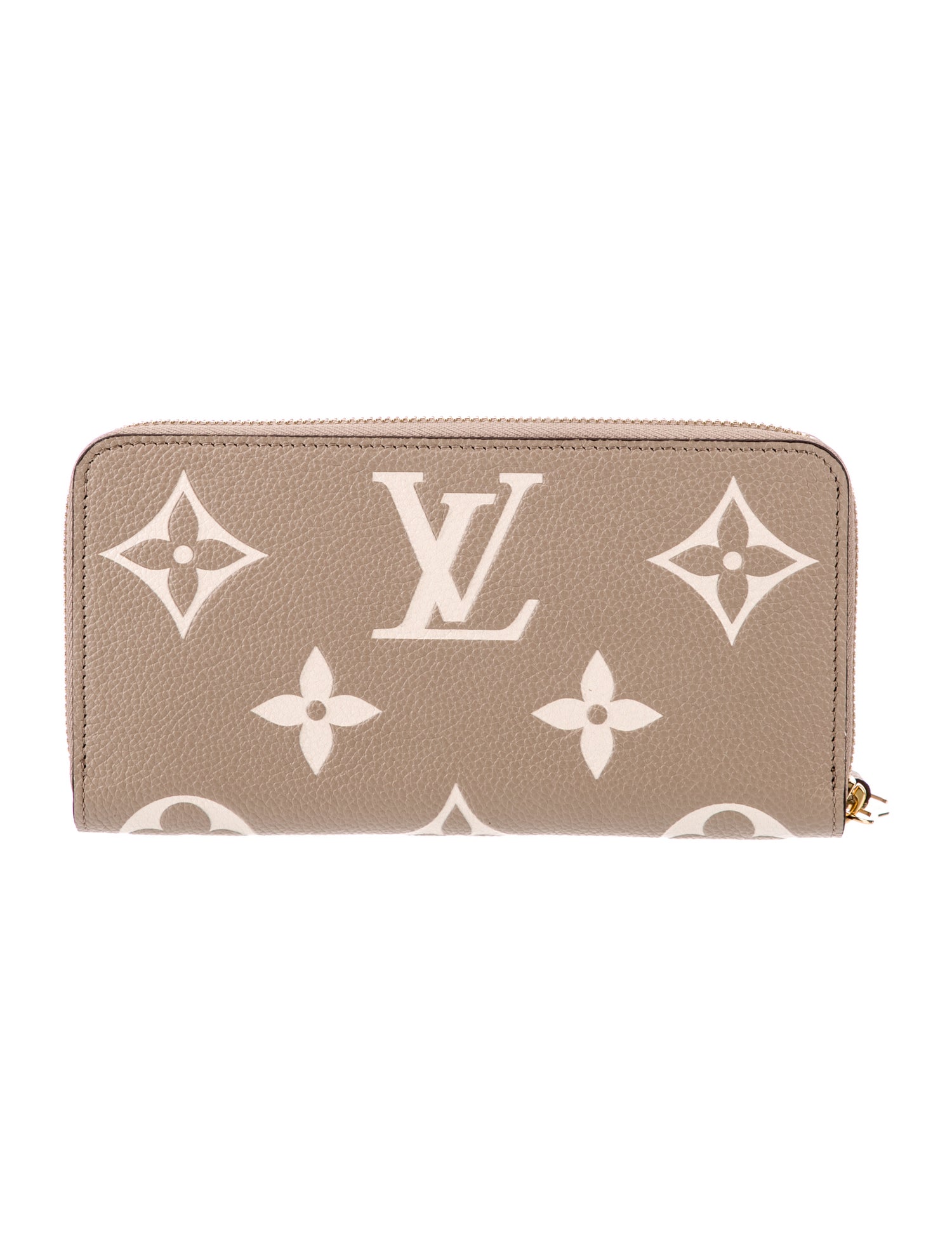 Louis Vuitton Monogram Giant Pattern Empreinte Leather Zippy Wallet ...