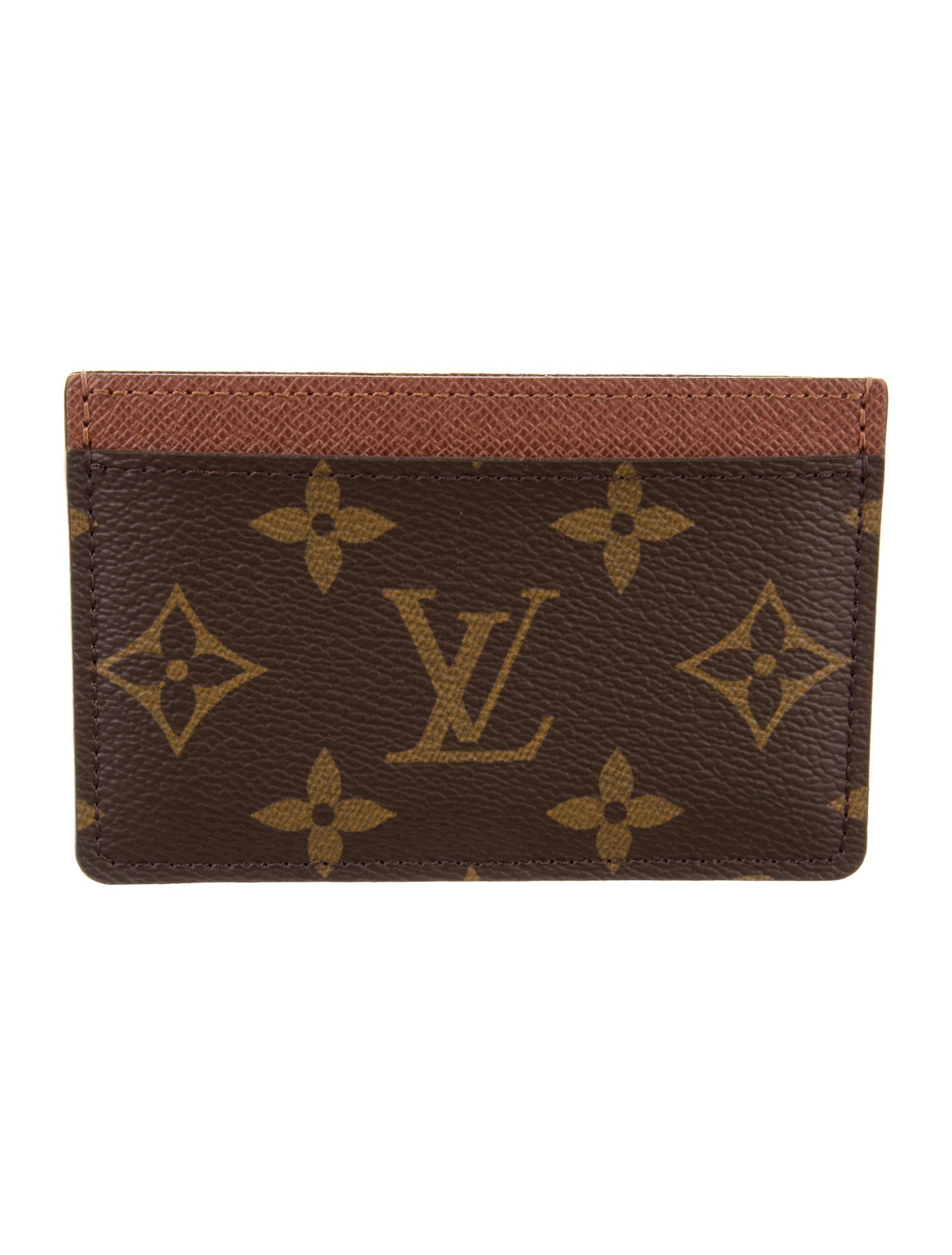 Louis Vuitton 2016 LV Monogram Card Case - Brown Wallets, Accessories ...