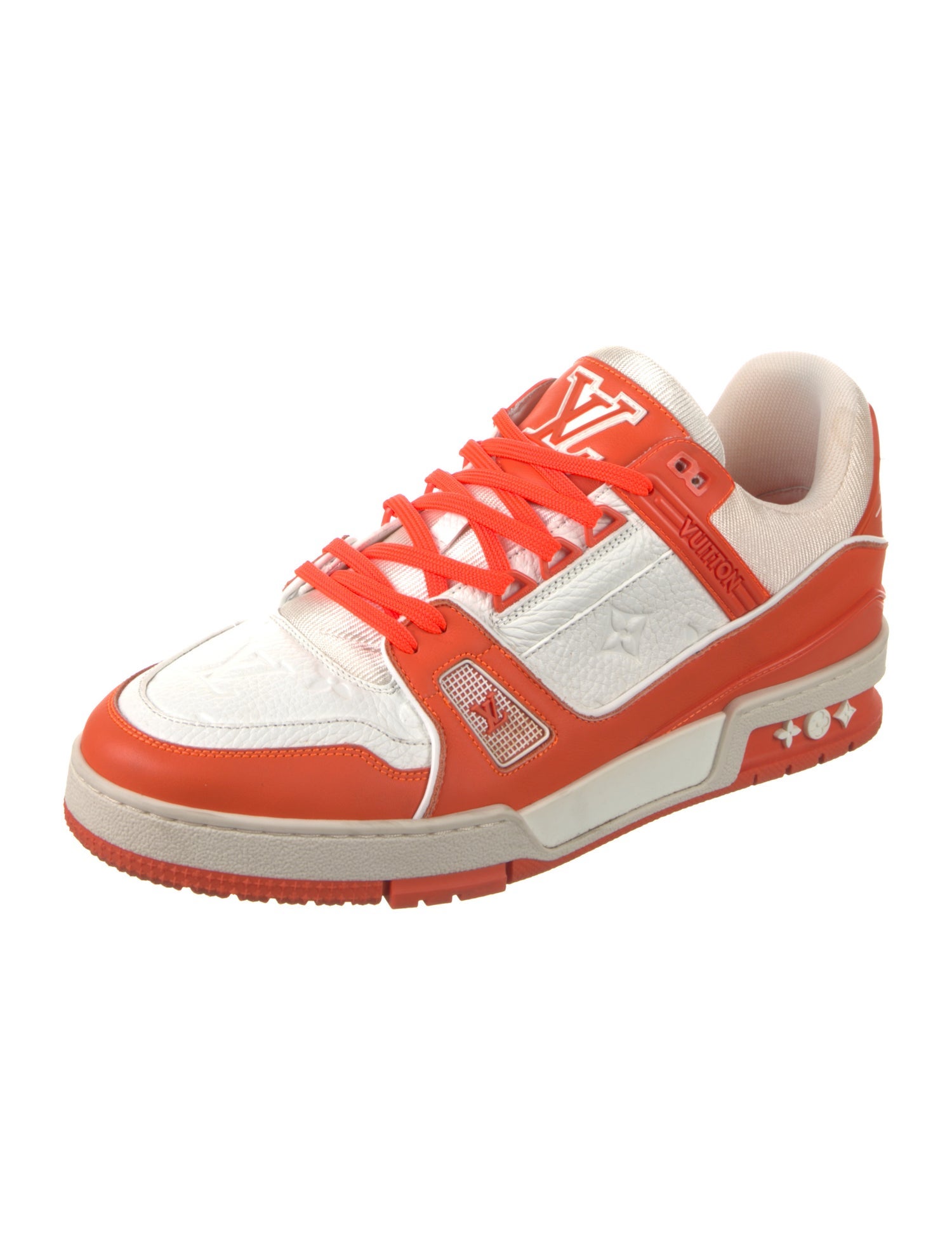 Louis Vuitton Lv Trainer Monogram Denim Chunky Sneakers - Black ...