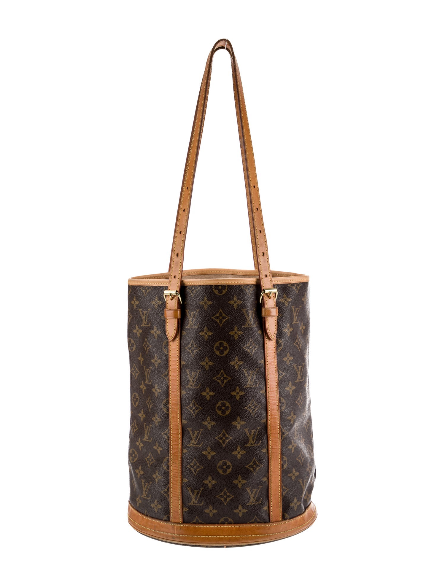Louis Vuitton Monogram Bucket Bag GM - Brown Bucket Bags, Handbags ...