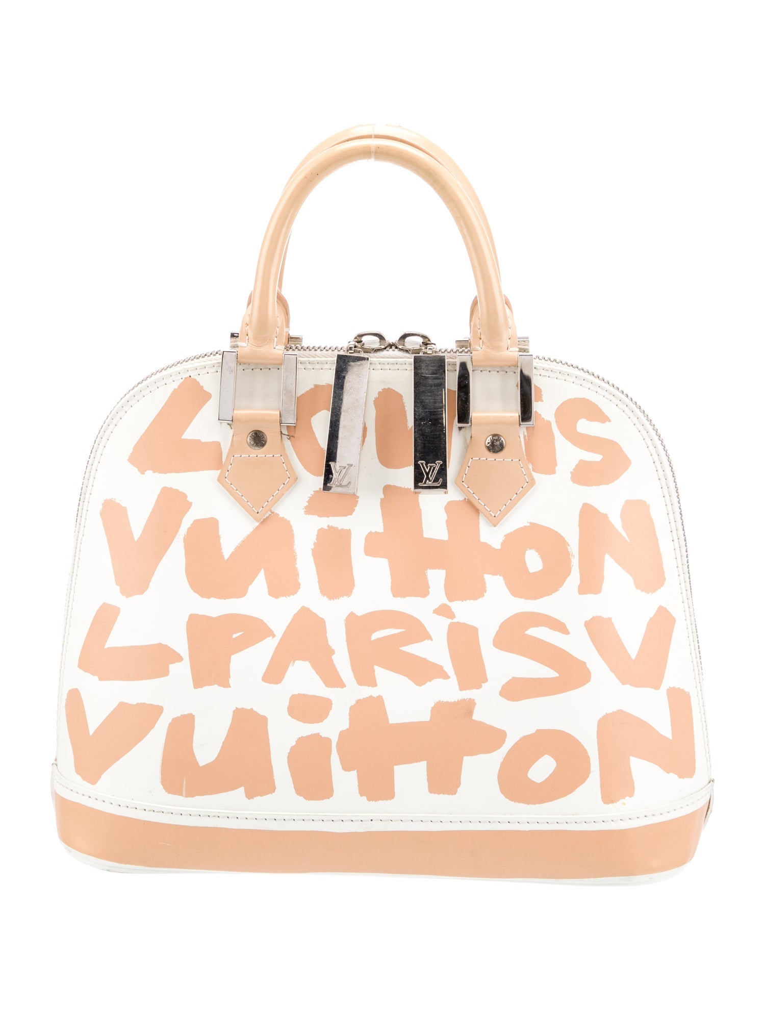 Louis Vuitton x Stephen Sprouse Graffiti Alma PM - Neutrals Handle Bags ...