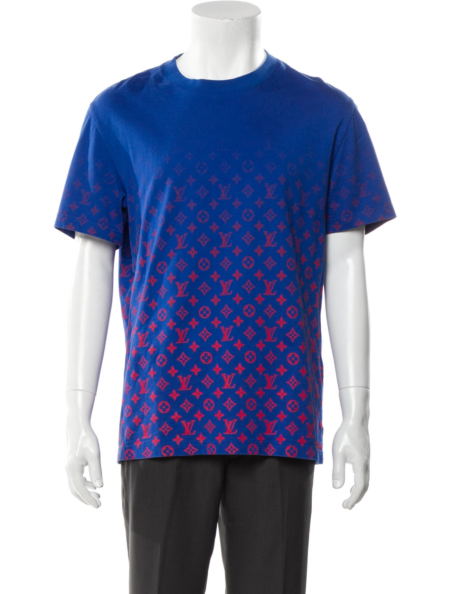 Louis Vuitton 2021 LV Monogram T-Shirt - Blue T-Shirts, Clothing ...