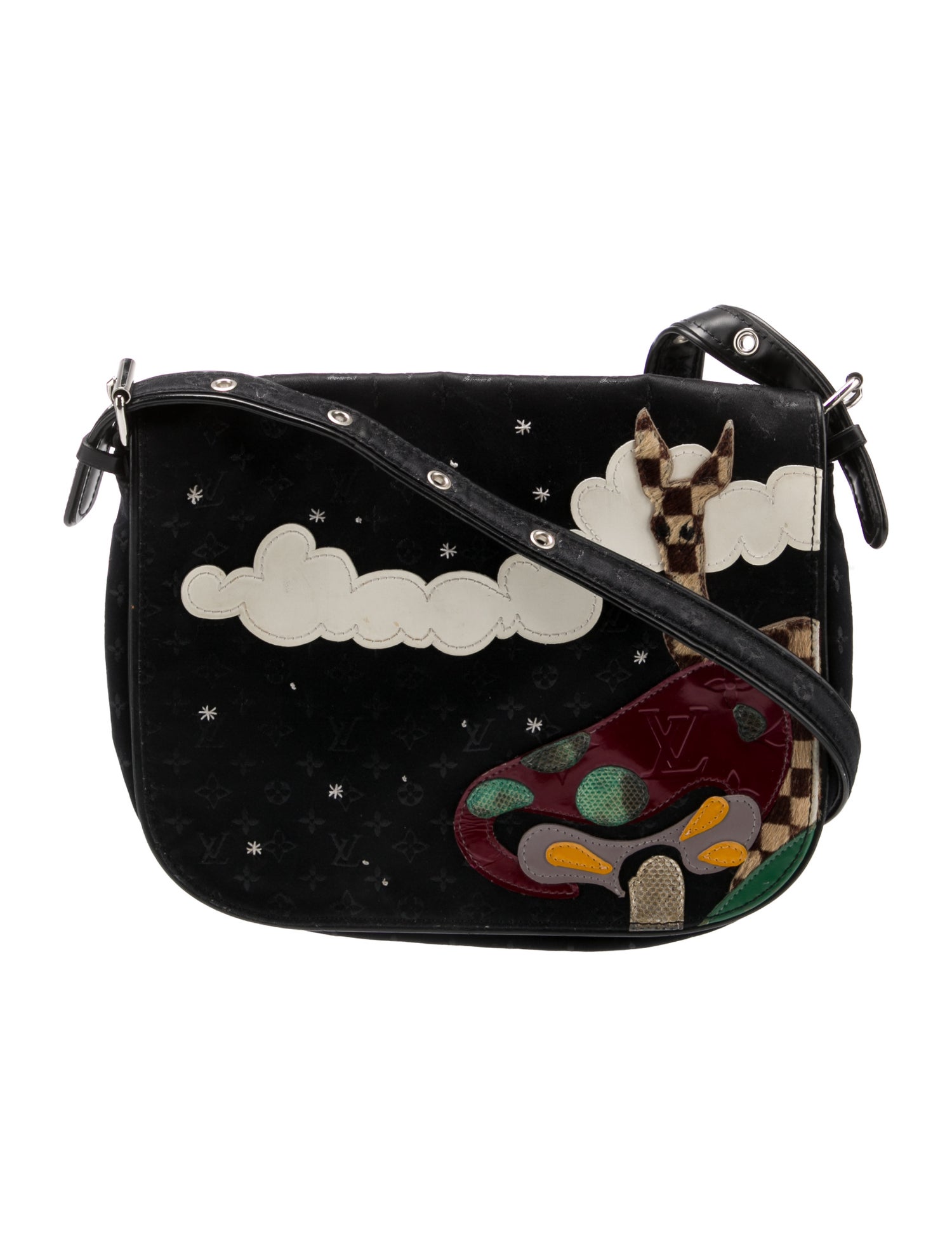 Louis Vuitton Mini Lin Conte De Fees Musette - Black Crossbody Bags ...