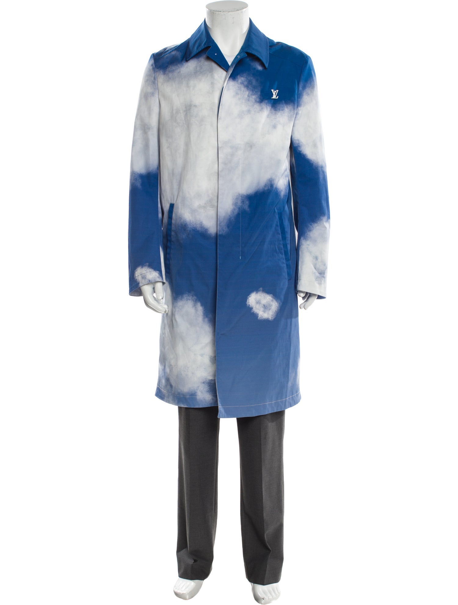 Louis Vuitton 2020 Cloud Print Coat - Blue Coats, Clothing - LOU856087 ...