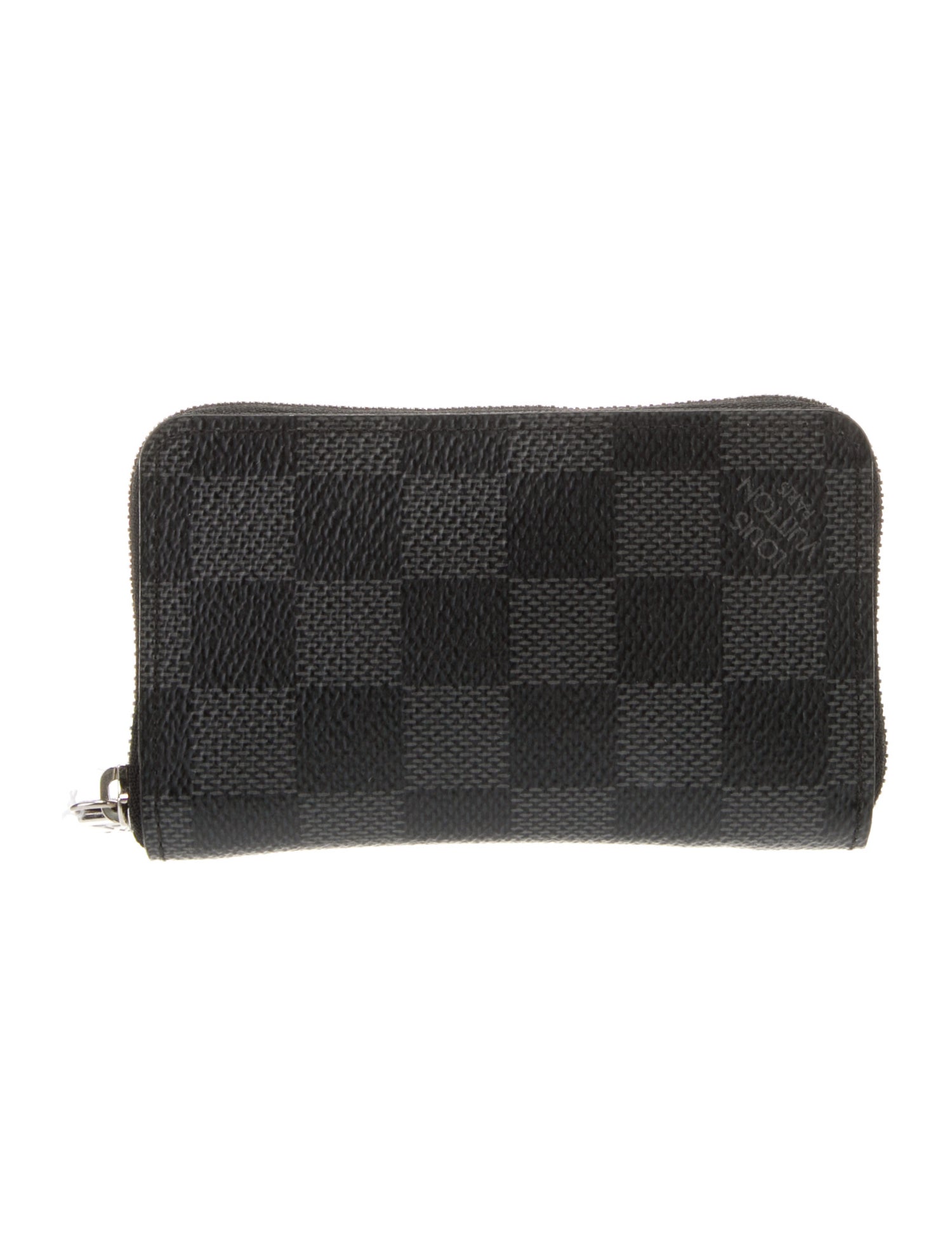 Louis Vuitton 2017 Damier Graphite Pattern Multiple Wallet - Black ...