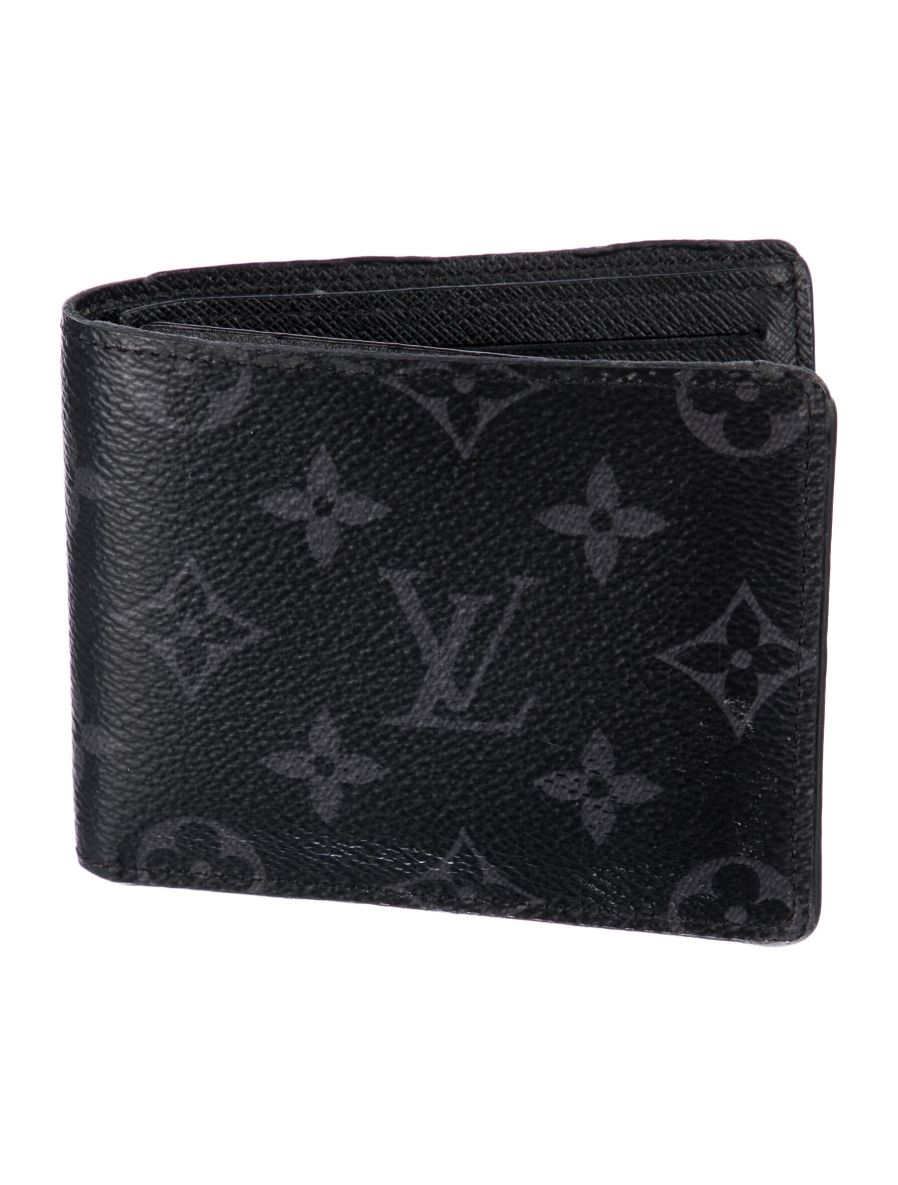 Louis Vuitton LV Monogram Coated Canvas Bifold Wallet - Brown Wallets ...