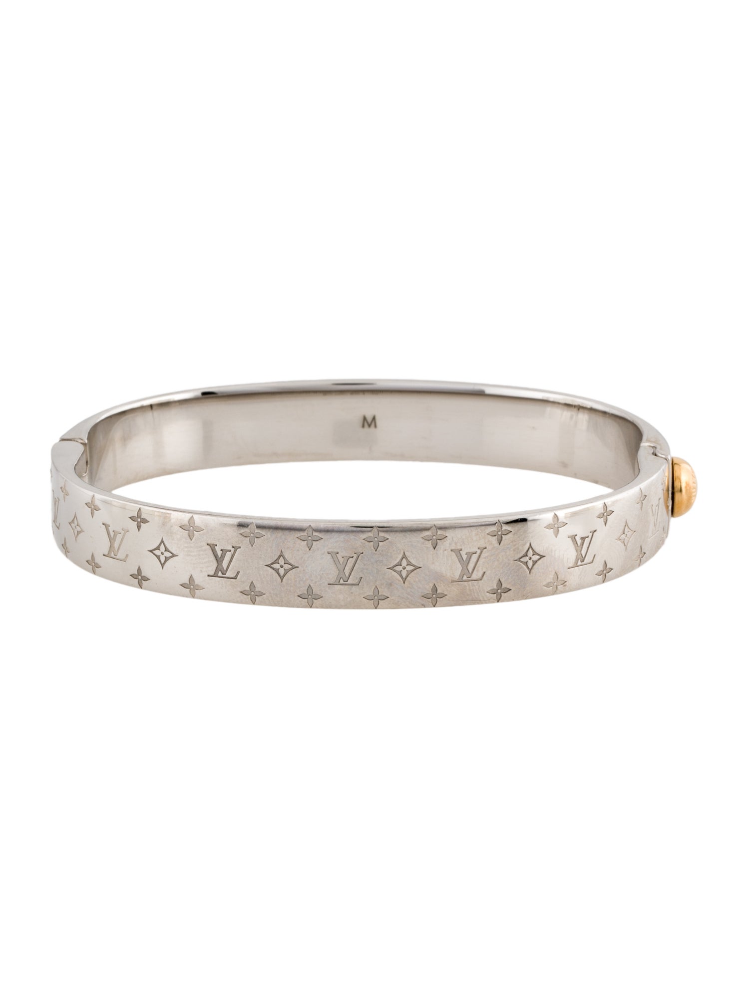 Louis Vuitton Nanogram Cuff Bracelet - Brass Cuff, Bracelets ...