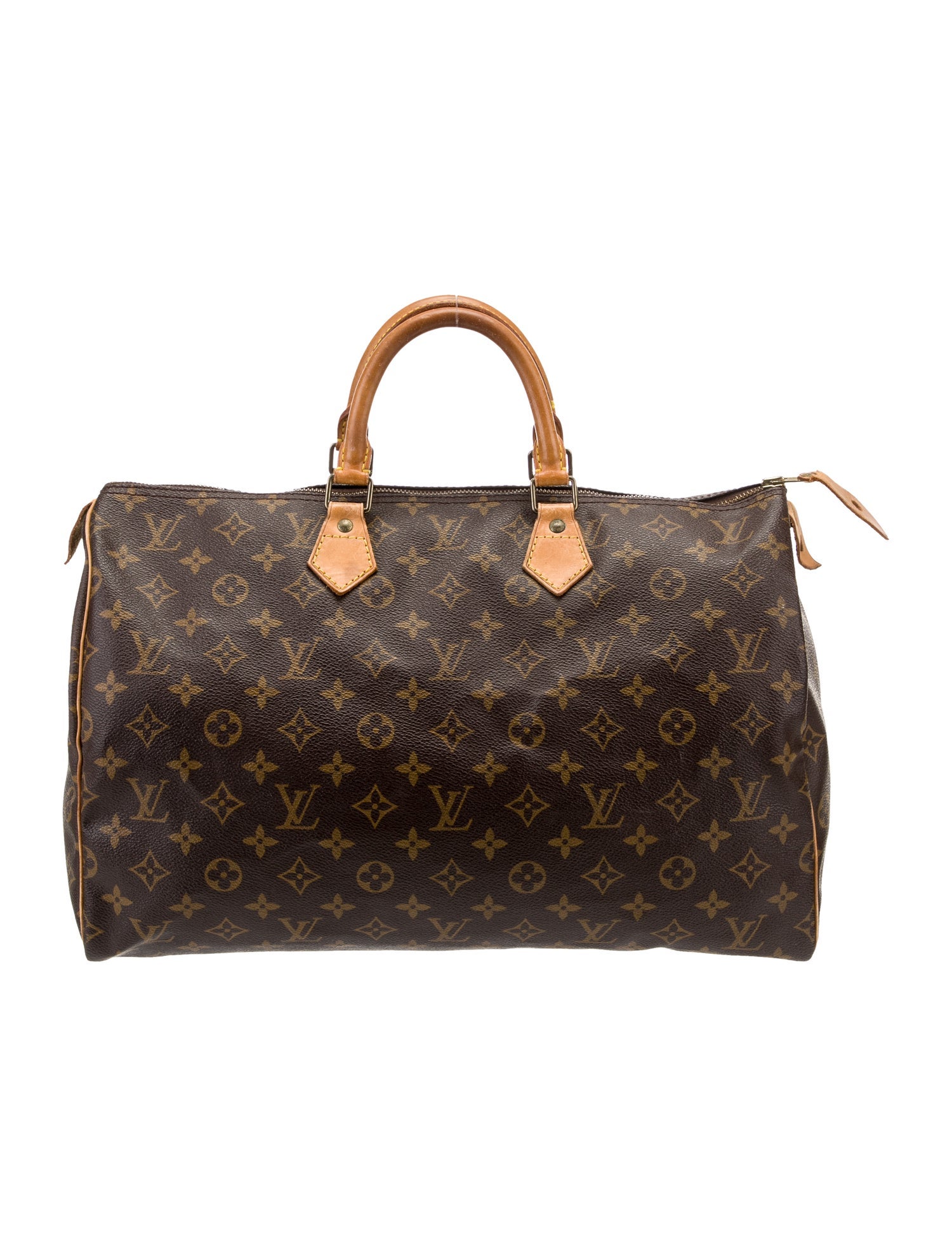 Louis Vuitton Monogram Speedy 30 - Brown Handle Bags, Handbags ...
