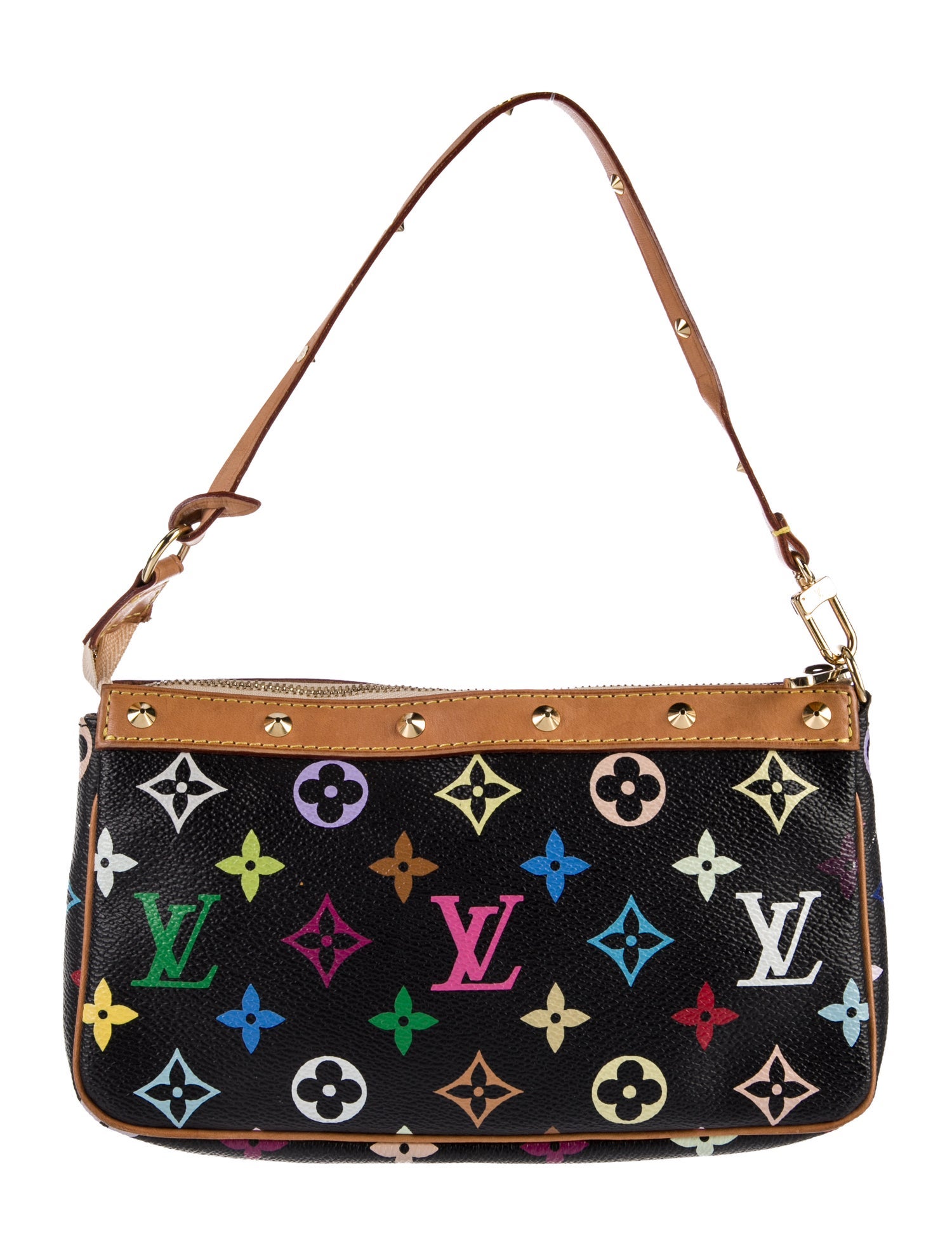 Louis Vuitton Monogram Multicolore Pochette Accessoires - White Handle ...