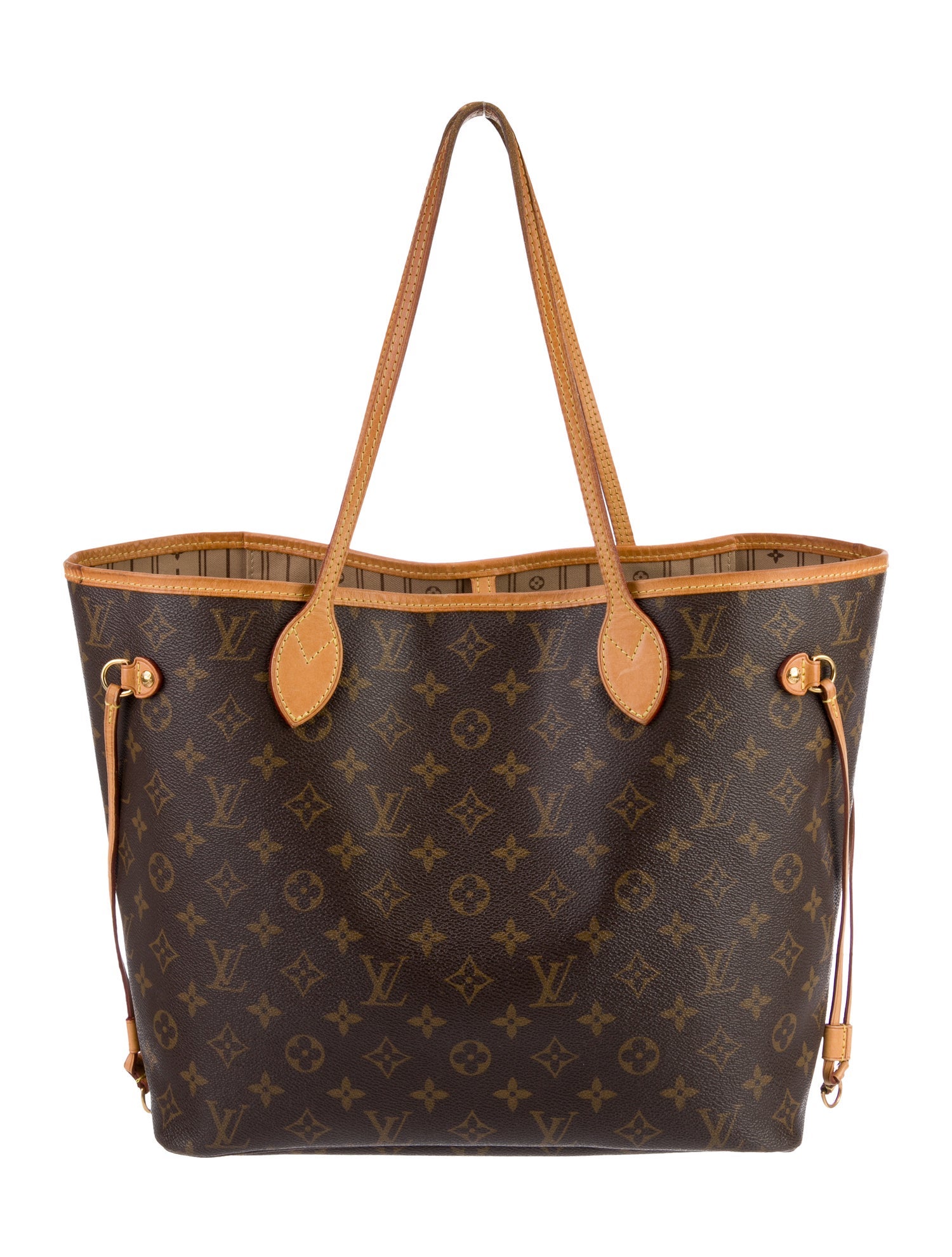 Louis Vuitton Monogram Neverfull MM - Brown Totes, Handbags - LOU768246 ...