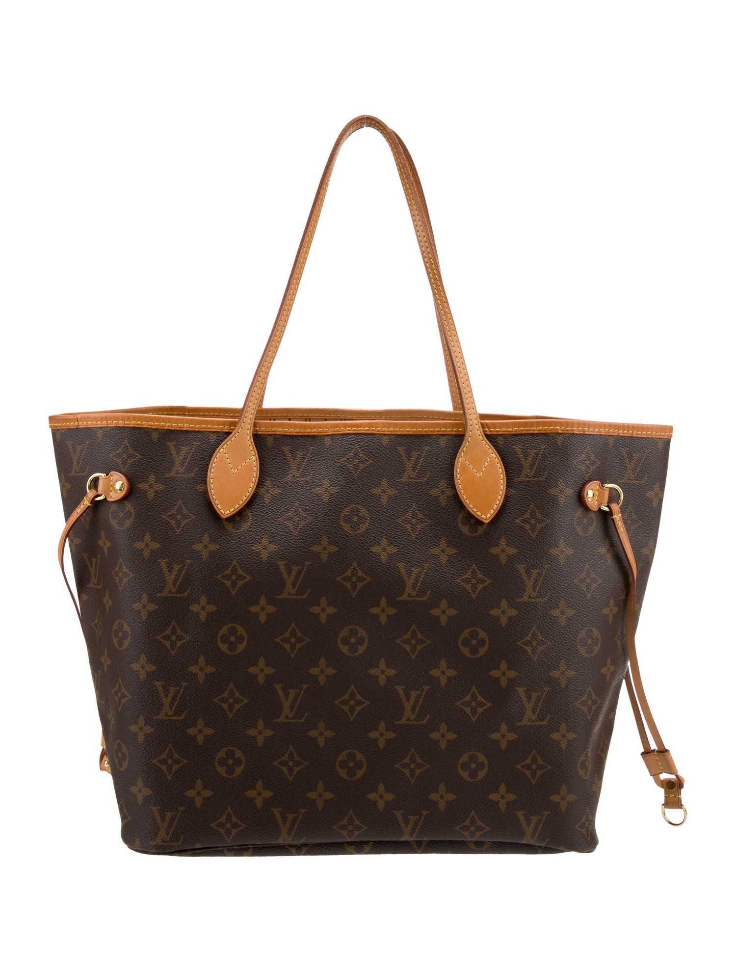 Louis Vuitton Monogram Neverfull MM w/ Pouch - Brown Totes, Handbags ...