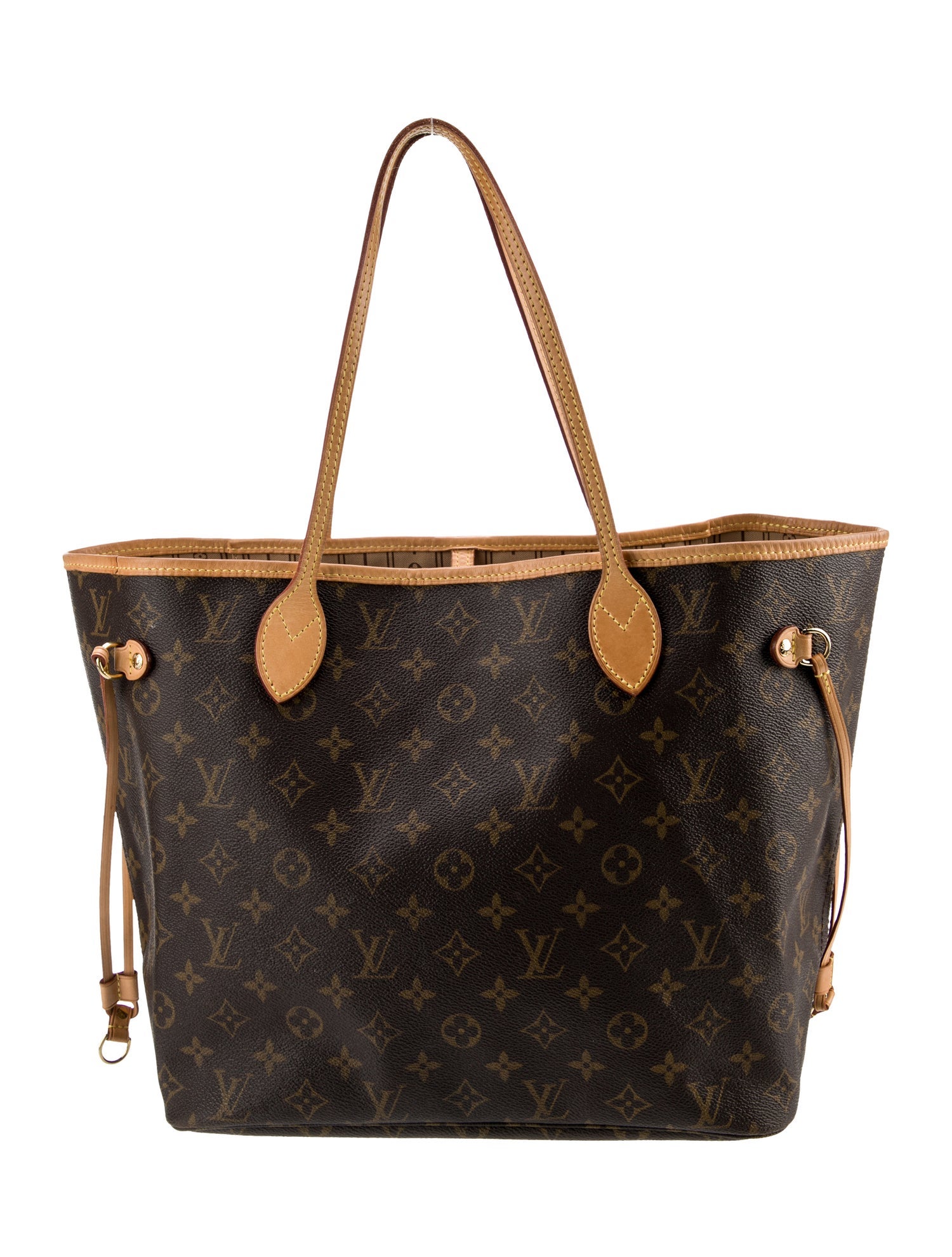 Louis Vuitton Monogram Neverfull MM - Brown Totes, Handbags - LOU859361 ...
