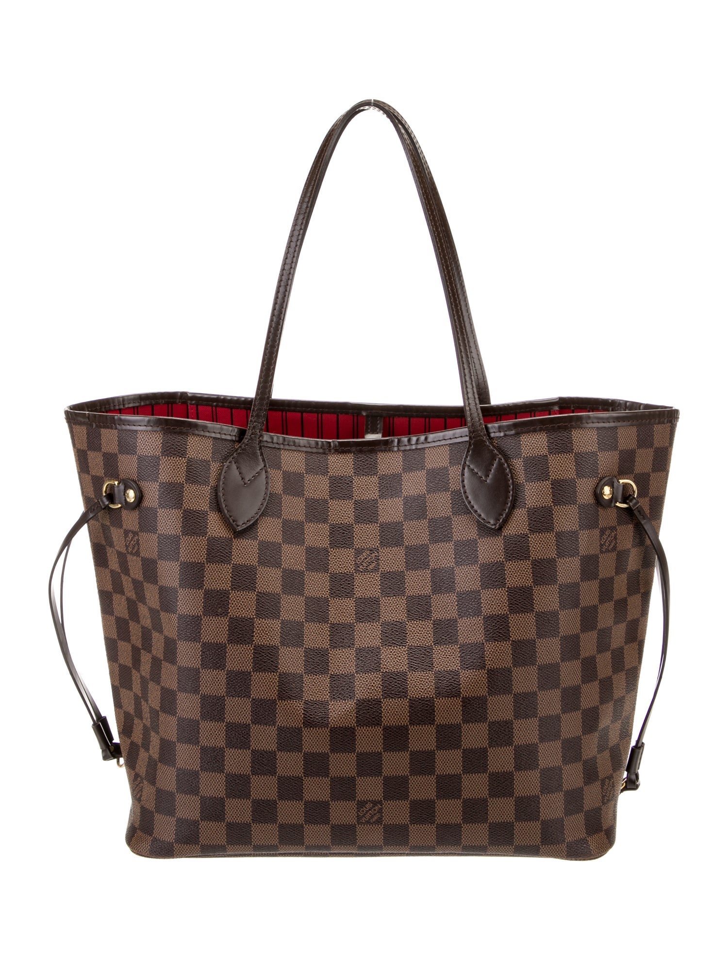 Louis Vuitton Damier Ebene Neverfull MM w/Pouch - Totes, Handbags | The ...