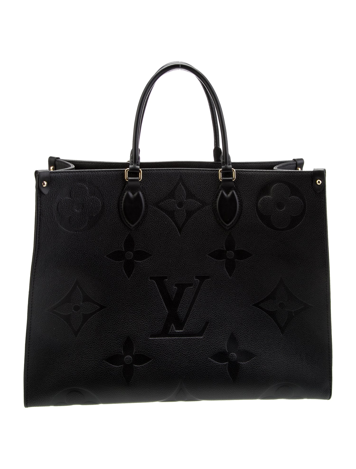 Louis Vuitton Monogram Giant Empreinte OnTheGo GM - Black Totes ...