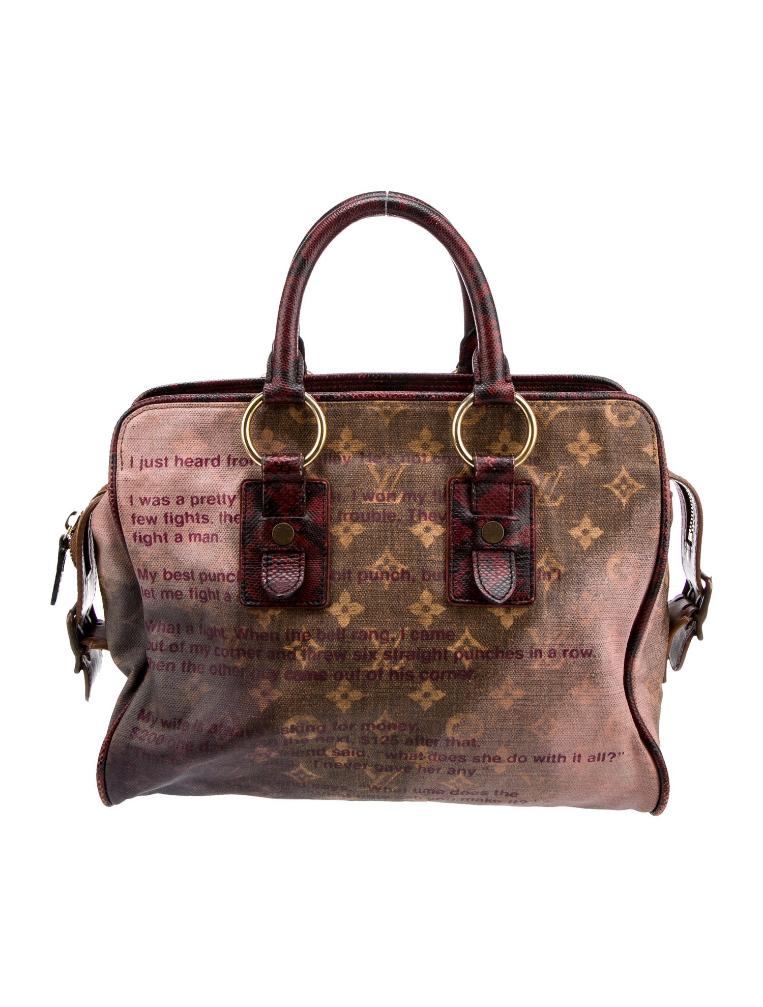Louis Vuitton x Richard Prince Karung-Trimmed Monogram Jokes Bag ...