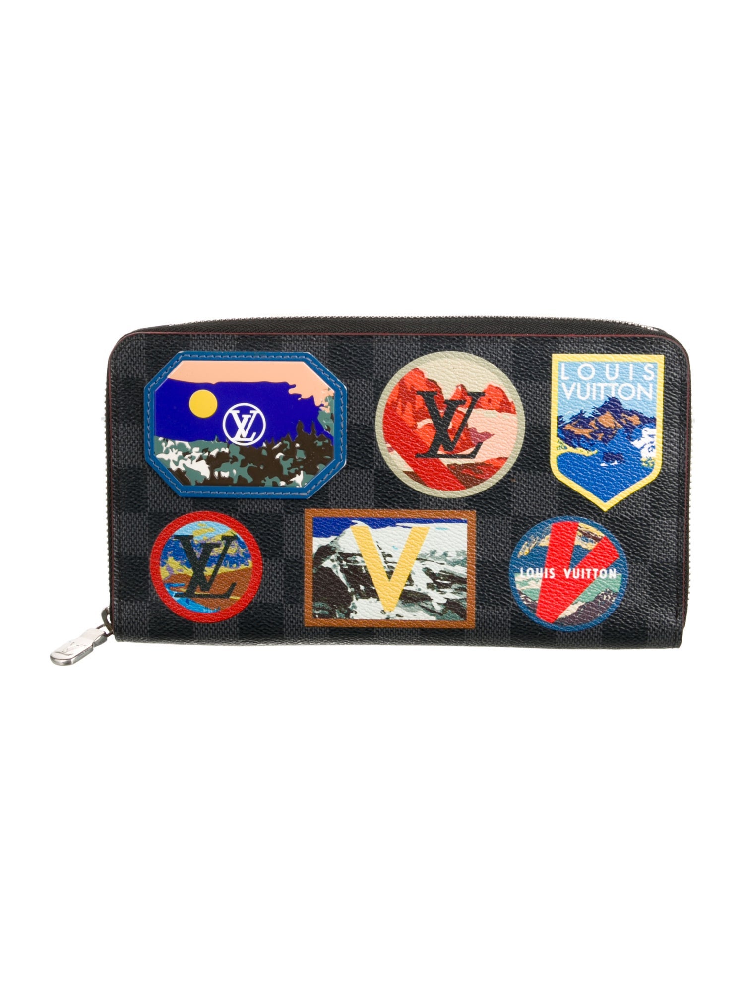 Louis Vuitton 2018 Damier Graphite Pattern Zippy Organizer Wallet ...