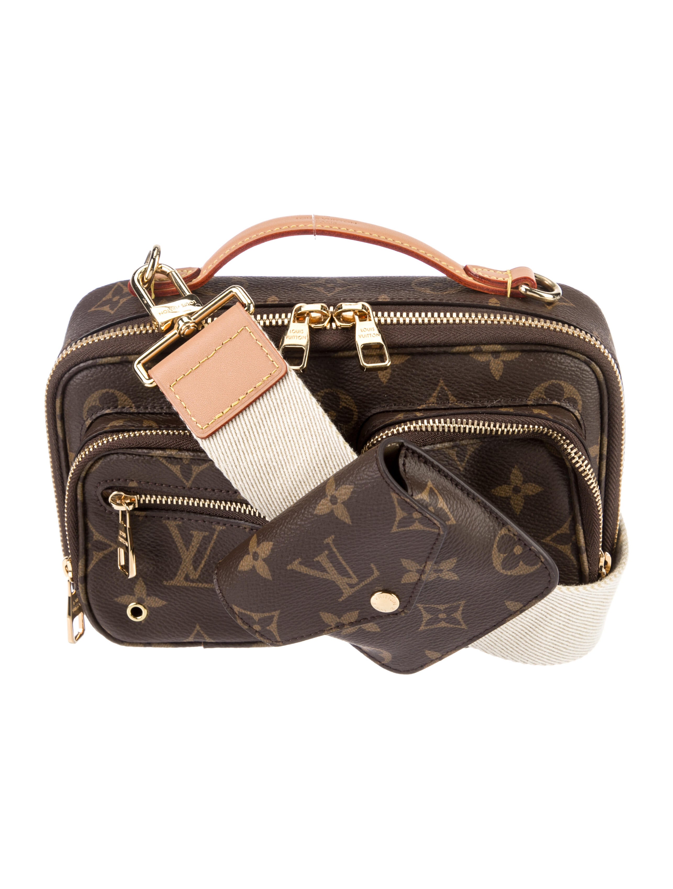 Louis Vuitton Monogram Utility - Brown Crossbody Bags, Handbags ...