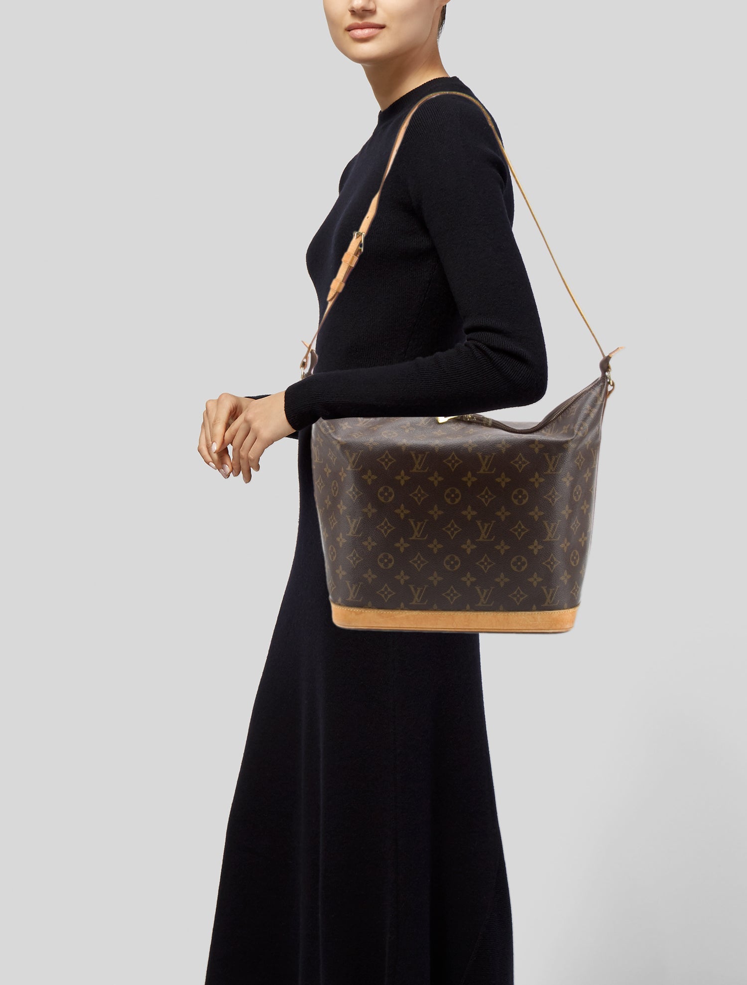 Louis Vuitton x Sharon Stone Monogram Amfar Three Vanity Bag - Brown ...