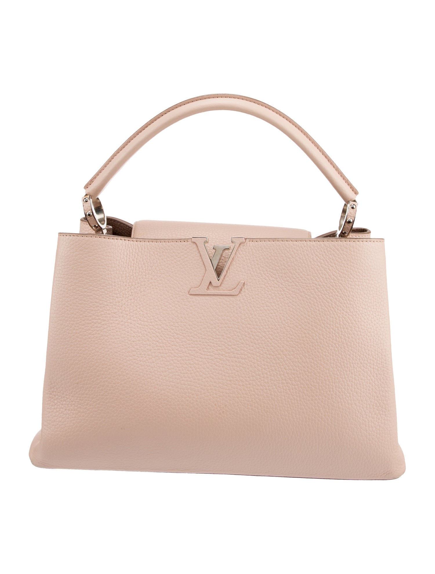 Louis Vuitton Python-Trimmed Taurillon Capucines PM - Neutrals Handle ...