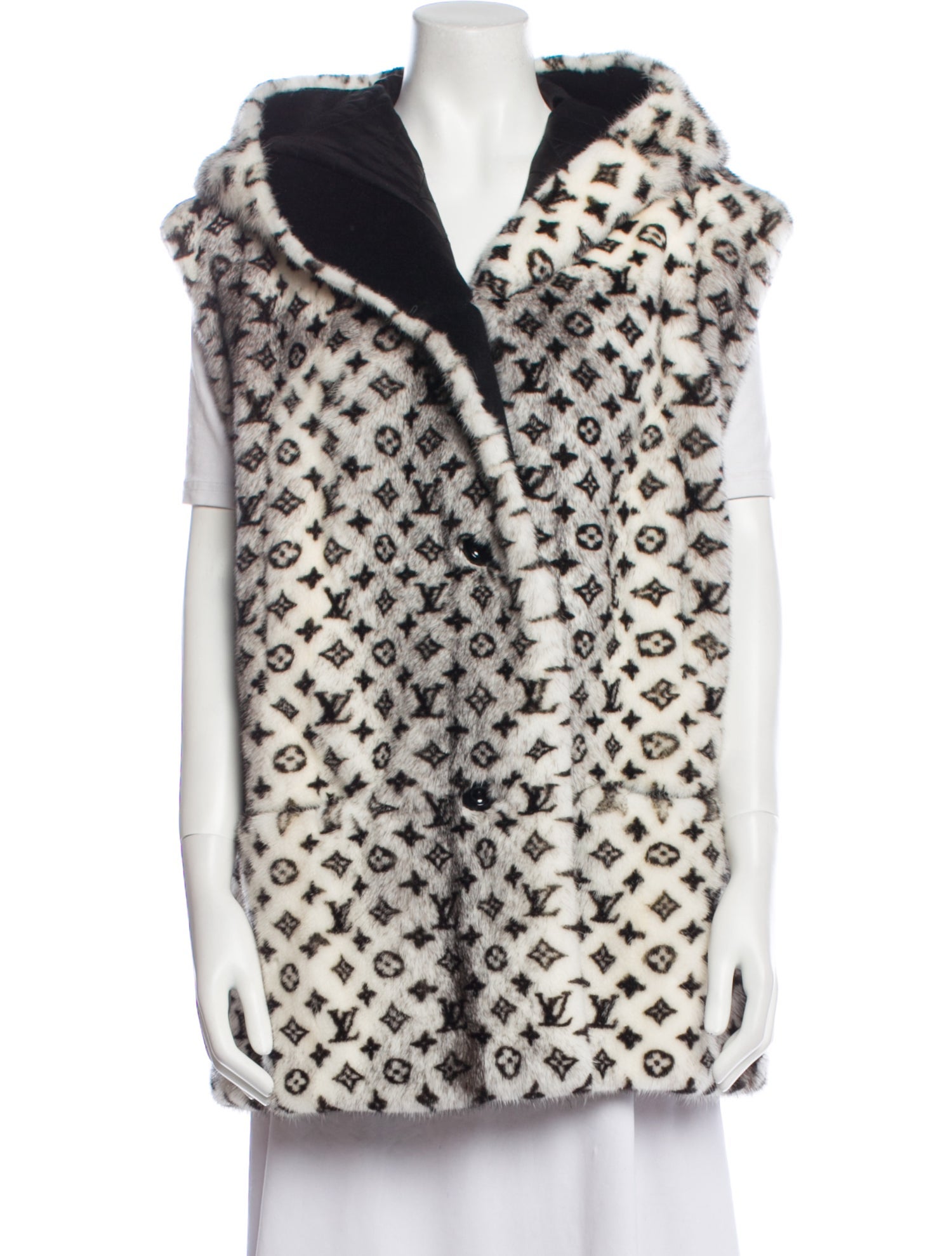 Louis Vuitton 2023 Mink Fur Jacket - White Jackets, Clothing ...