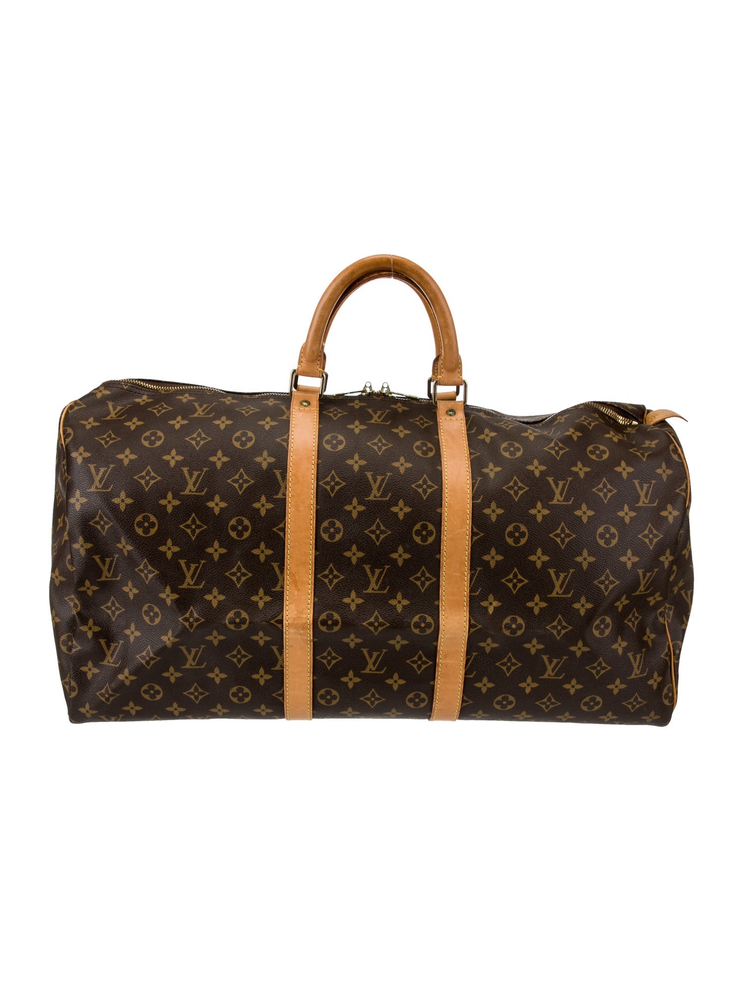 Louis Vuitton Monogram Keepall 55 - Brown Luggage and Travel, Handbags ...