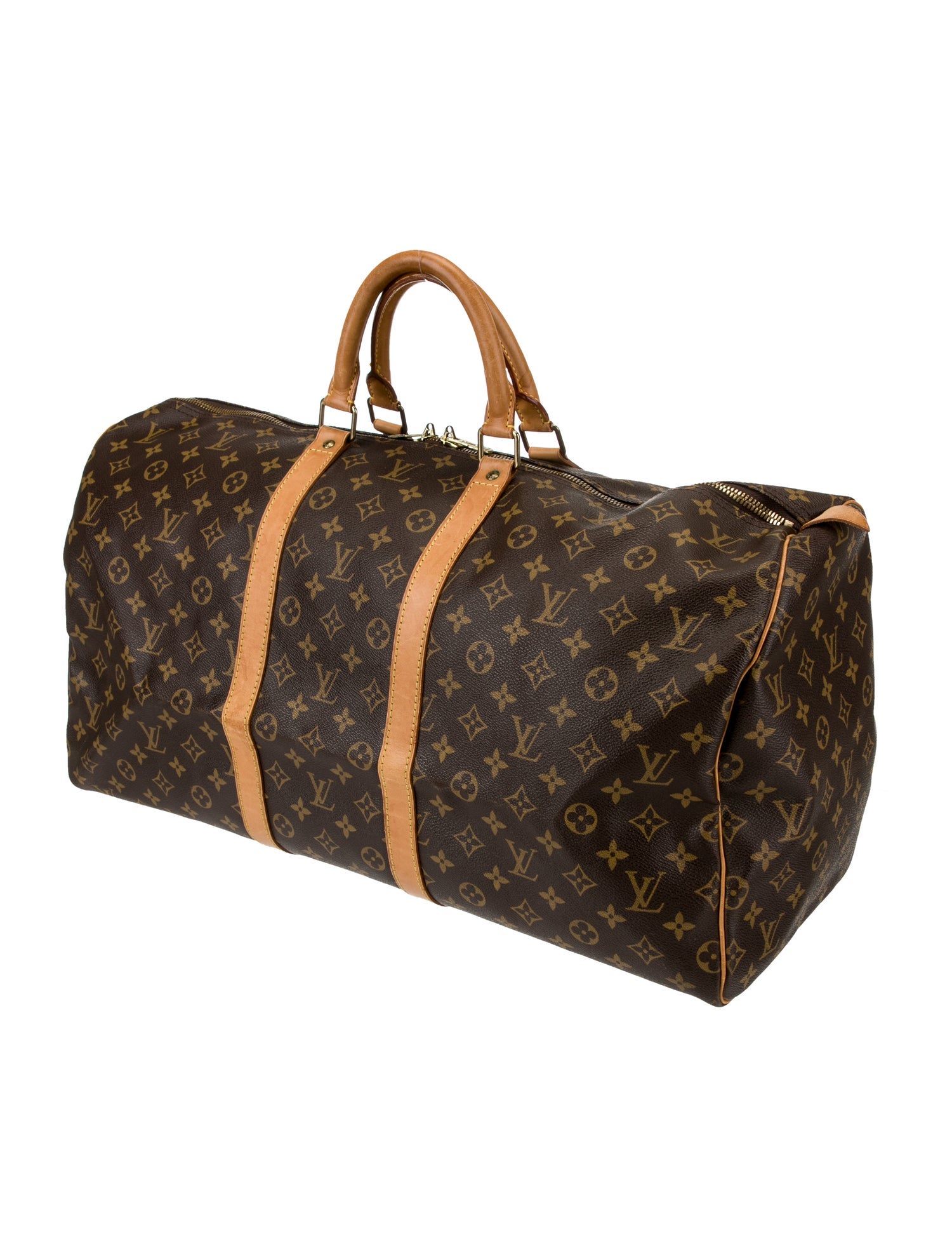 Louis Vuitton Monogram Keepall 55 - Brown Luggage and Travel, Handbags ...