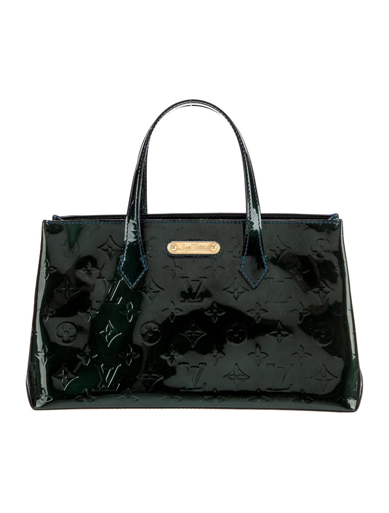 Louis Vuitton Monogram Vernis Wilshire PM - Purple Handle Bags ...