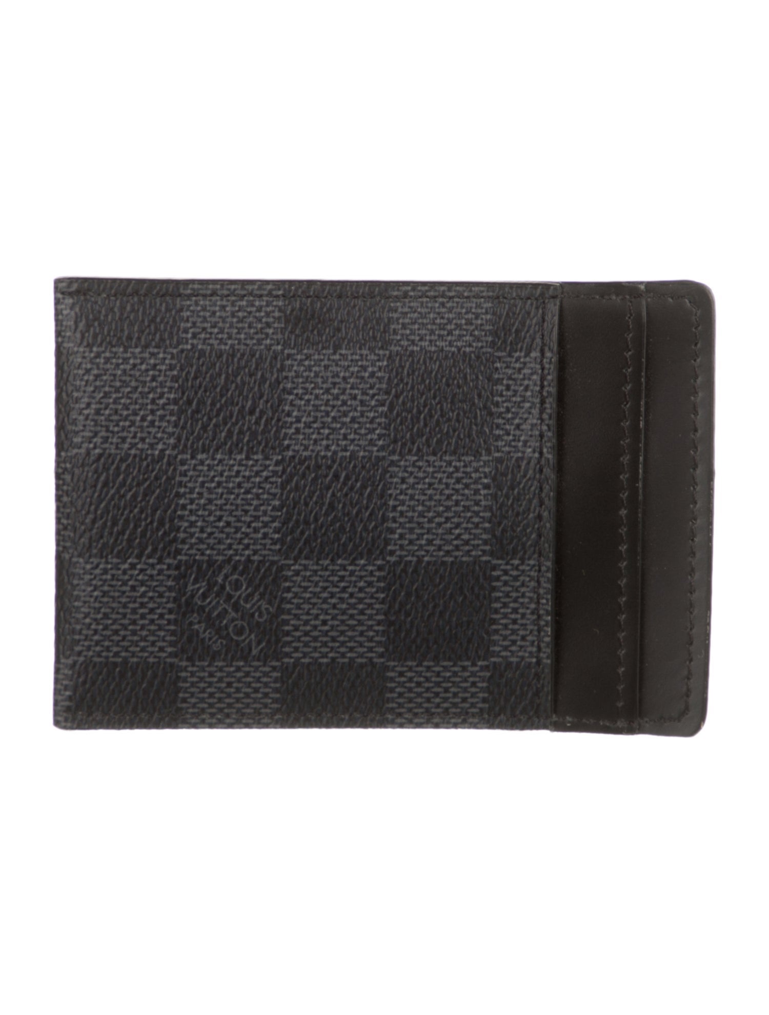 Louis Vuitton Damier Graphite Pattern Coated Canvas Multiple Wallet ...