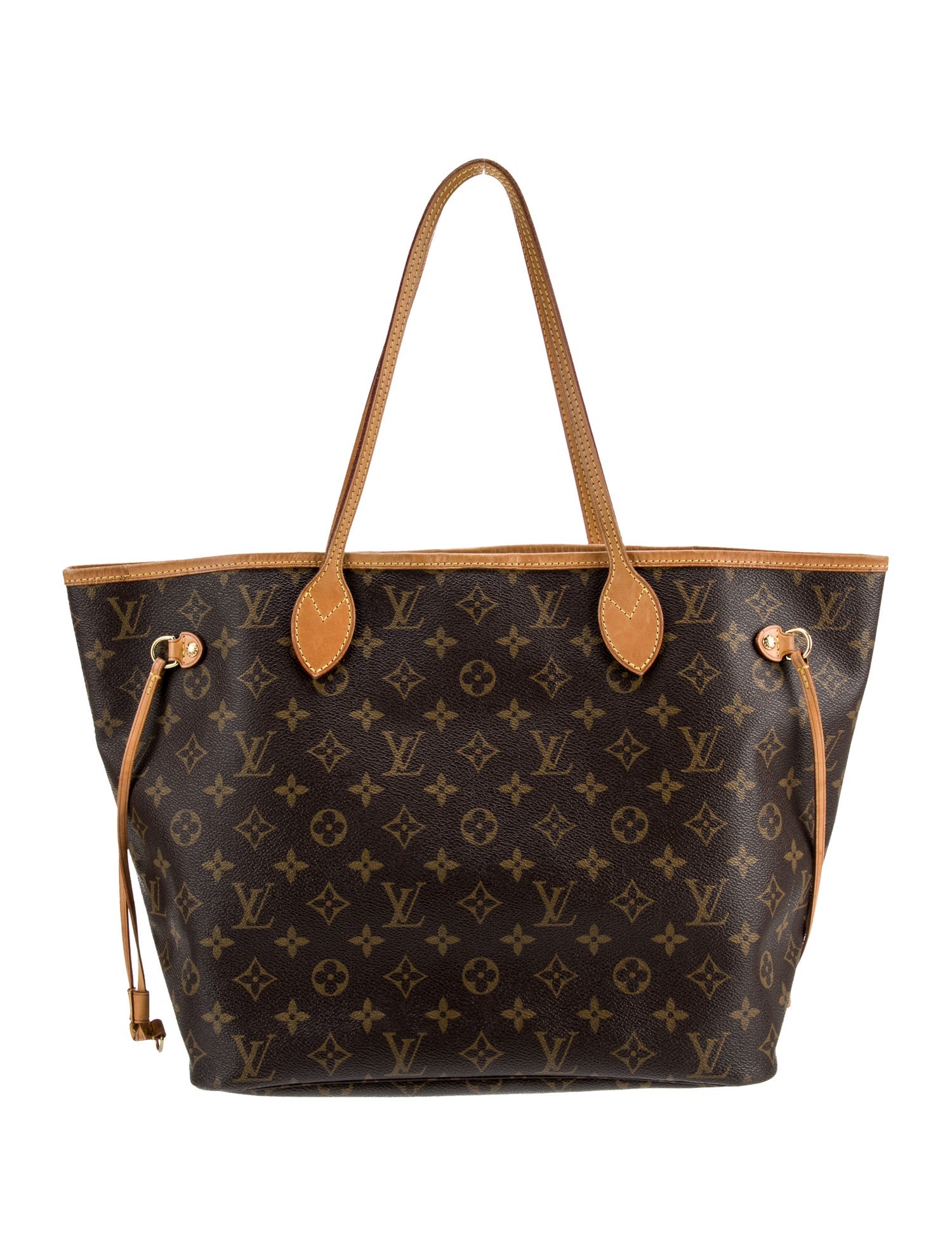Louis Vuitton Monogram Neverfull MM w/ Pouch - Brown Totes, Handbags ...