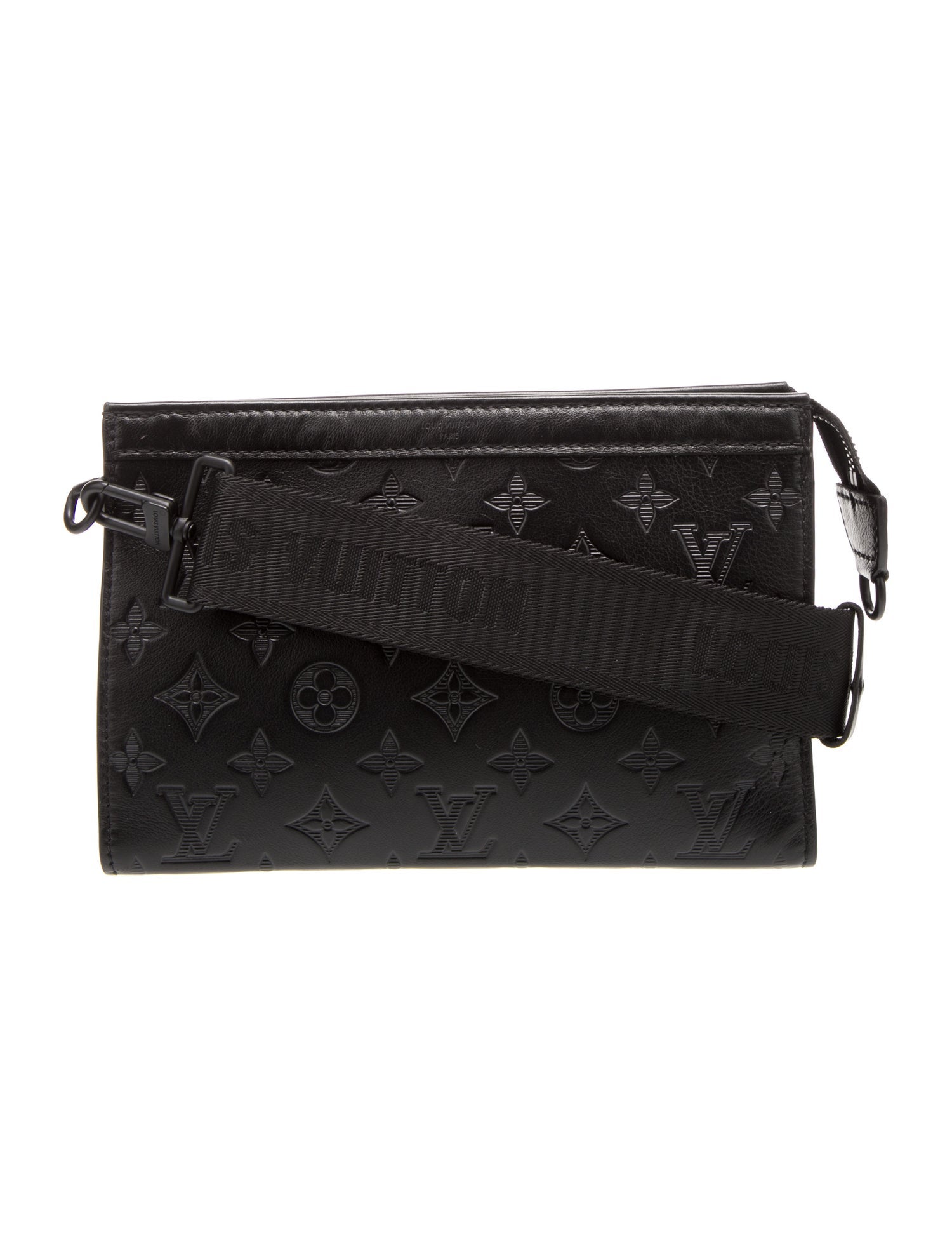 Louis Vuitton Monogram Shadow Gaston Wearable Wallet w/ Coin Pouch ...