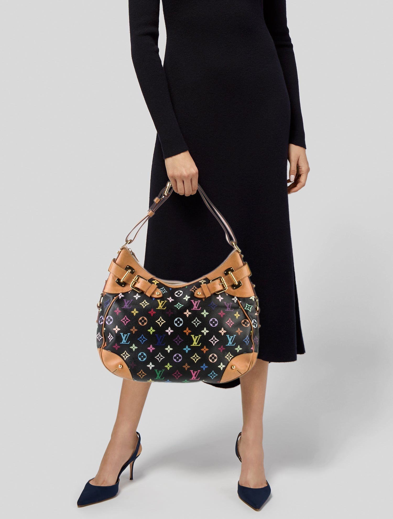 Louis Vuitton Monogram Multicolore Greta - White Hobos, Handbags ...