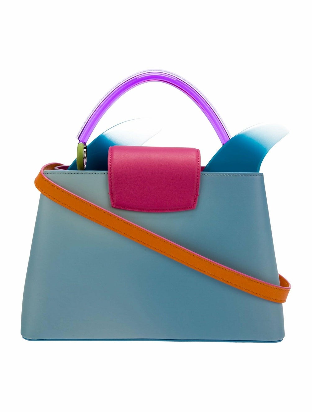 Louis Vuitton x Alex Israel Artycapucines PM - Blue Handle Bags ...