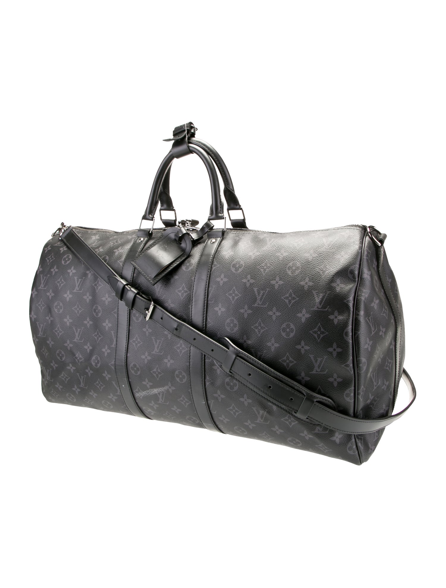 Louis Vuitton Monogram Eclipse Keepall Bandouliere 45 - Black Weekenders, Bags - LOU880348 | The ...