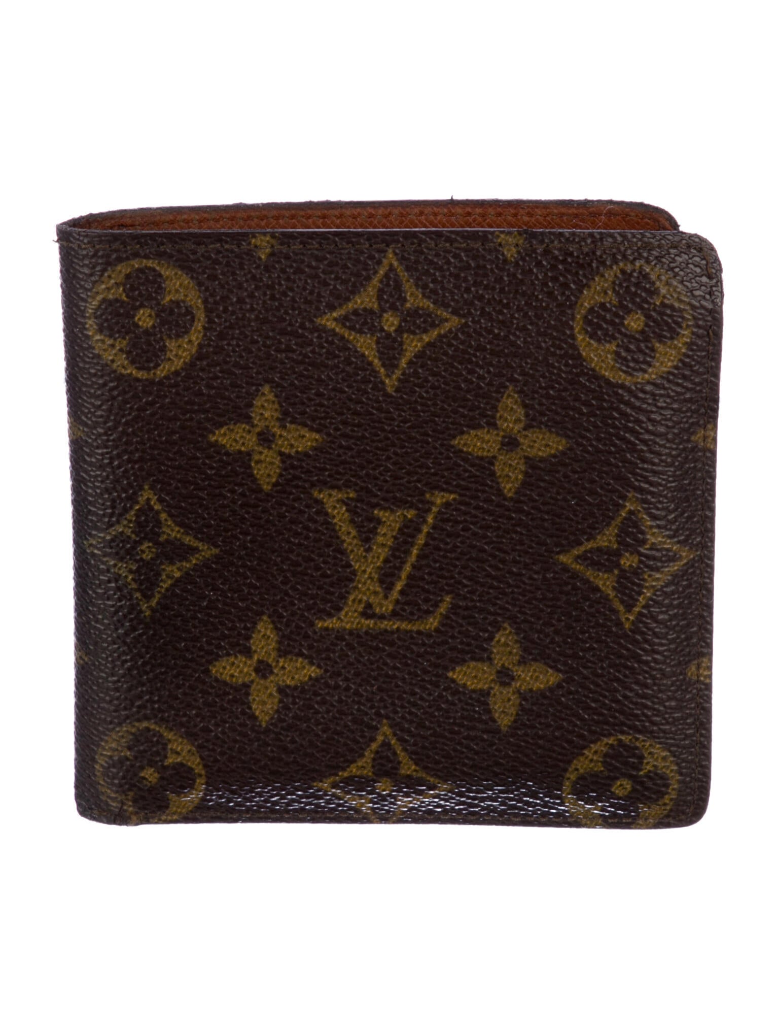 Louis Vuitton LV Monogram Coated Canvas Bifold Wallet - Brown Wallets ...