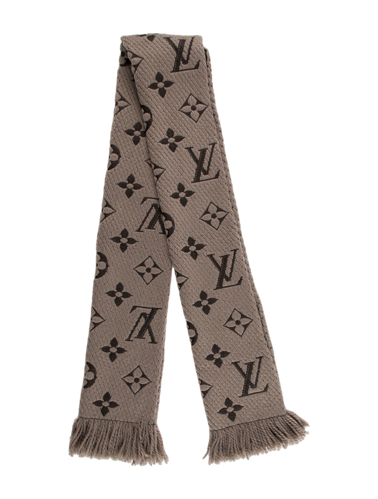 Louis Vuitton LV Monogram Scarf - Brown Scarves and Shawls, Accessories ...