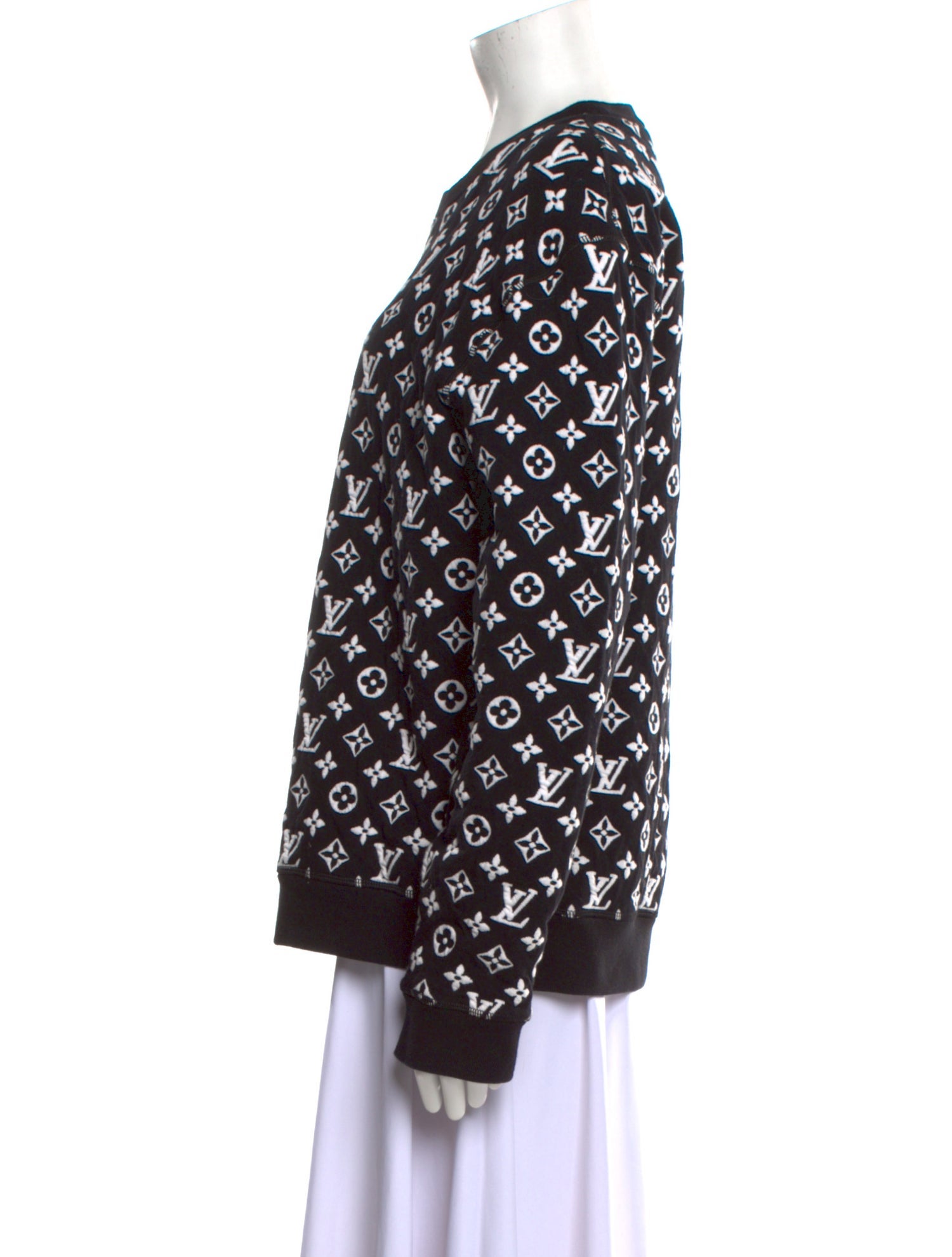 Louis Vuitton 2020 LV Monogram Pullover - Black Sweaters, Clothing ...