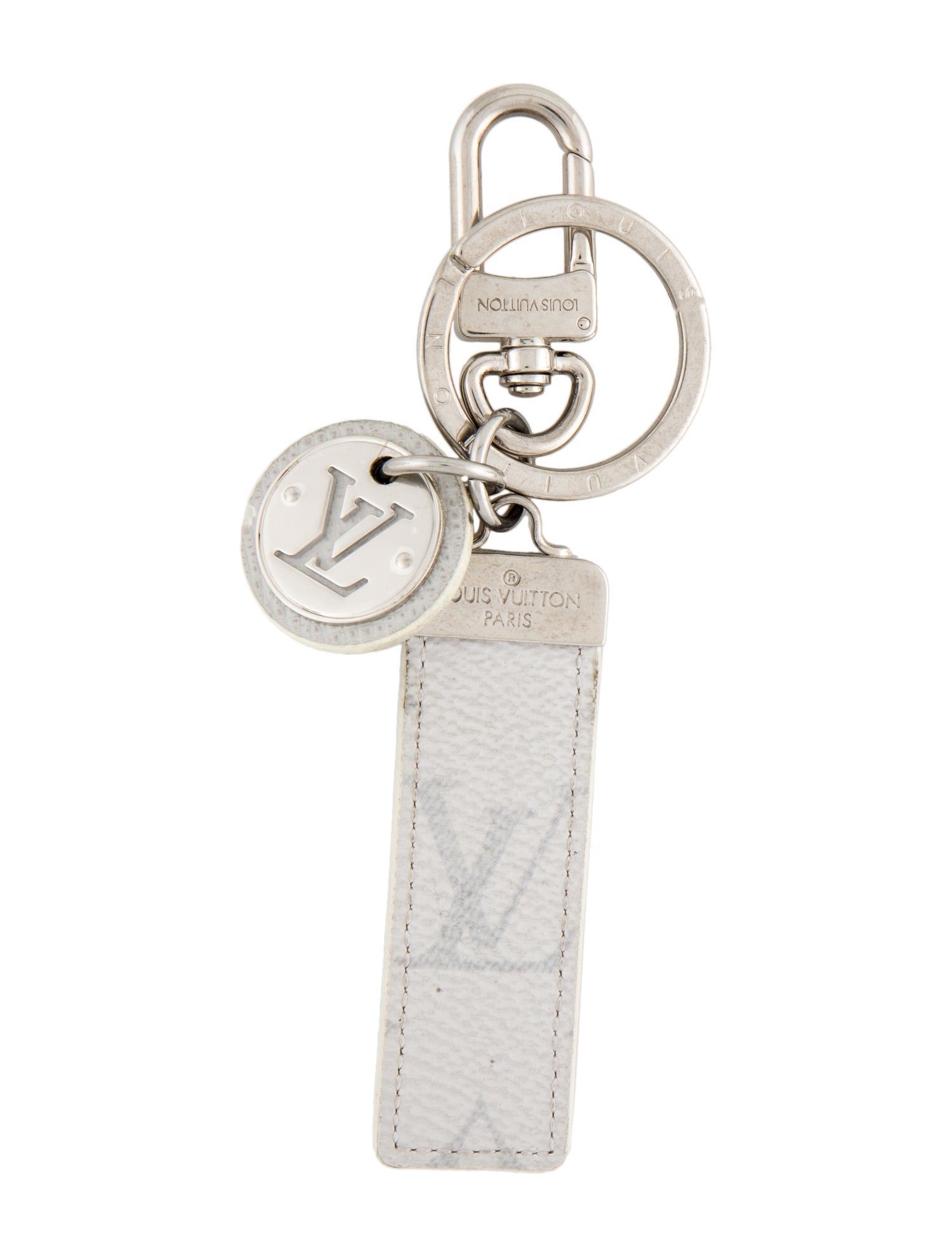 Louis Vuitton 2021 Neo LV Club Bag Charm and Key Holder - Grey ...