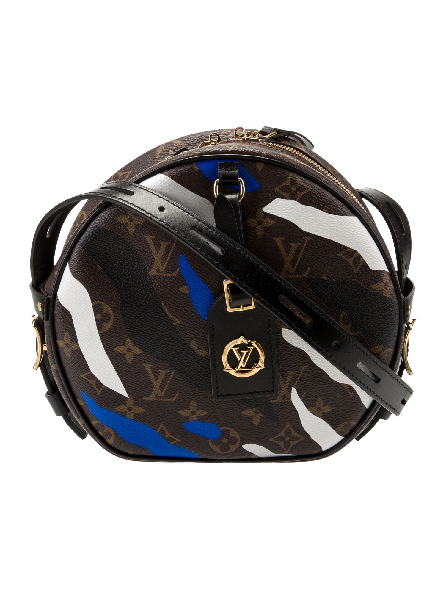 Louis Vuitton Limited Edition Monogram Leopard Adele Bag - Brown ...